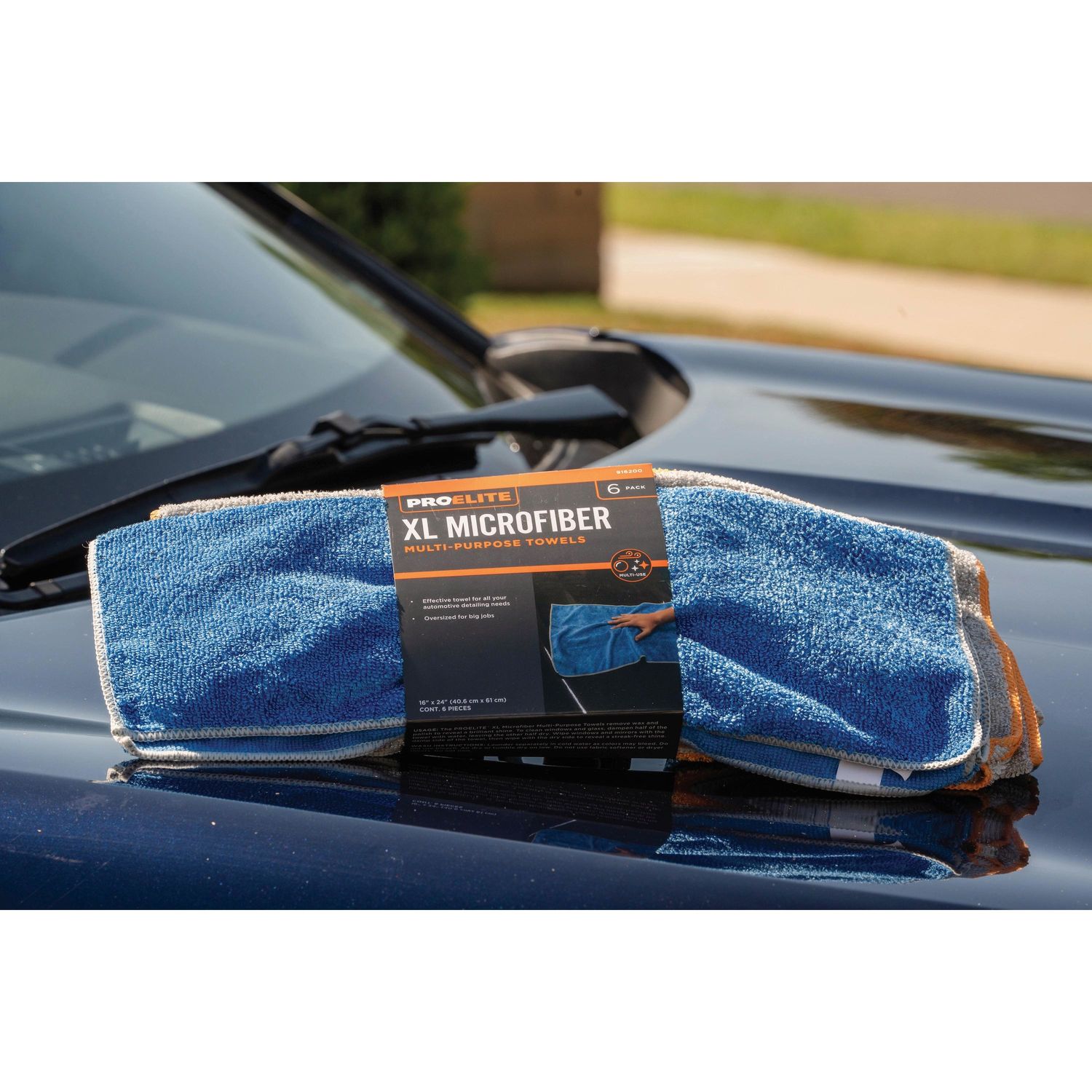 ProElite XL Microfiber Multi-Purpose Towel 6 Piece