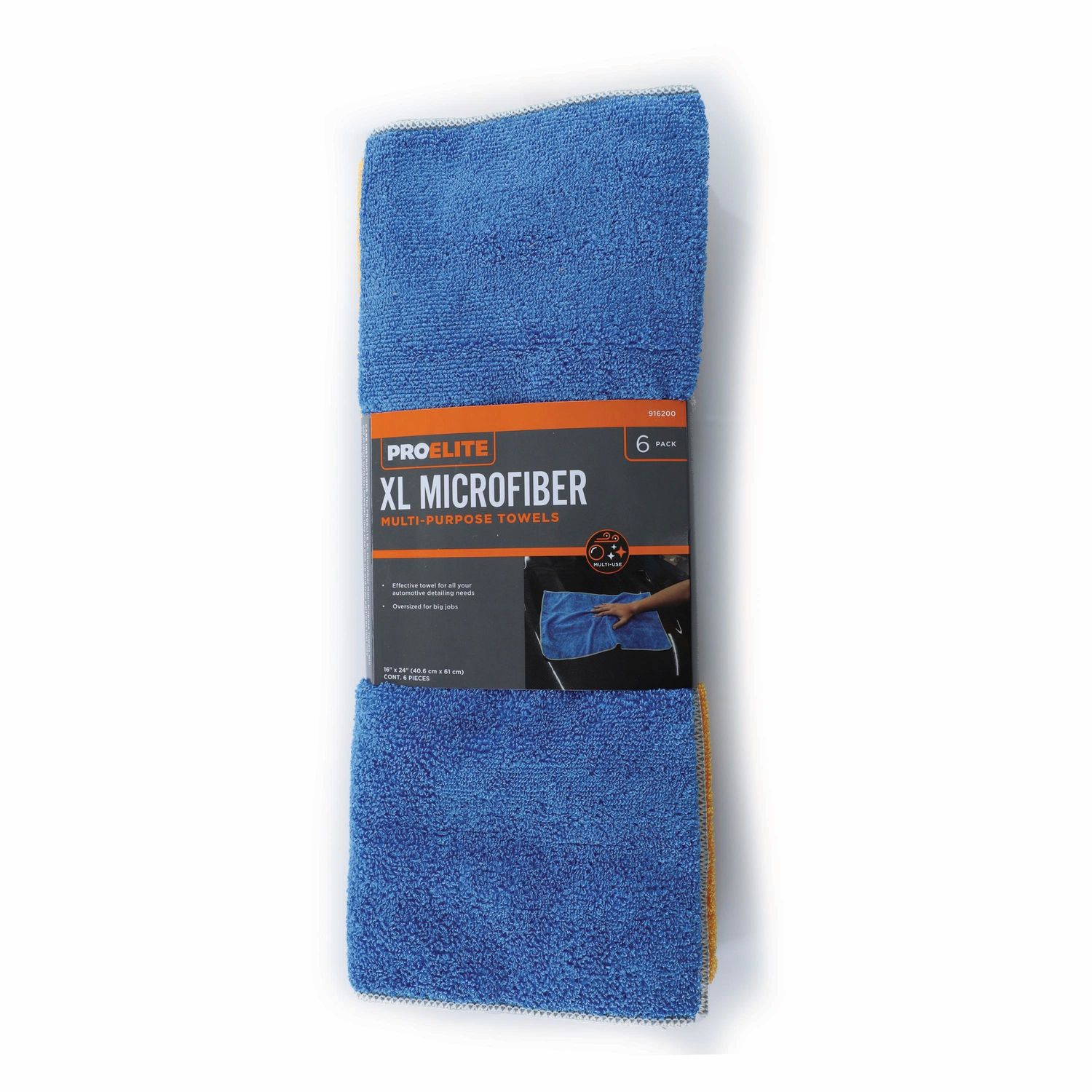 ProElite XL Microfiber Multi-Purpose Towel 6 Piece