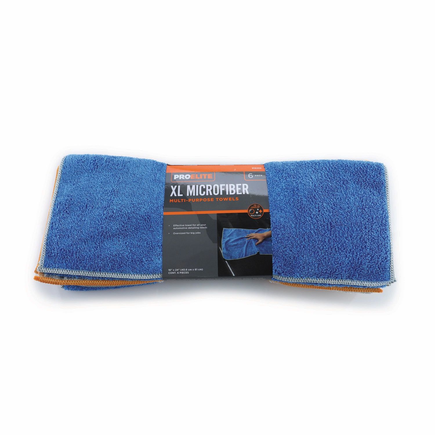 ProElite XL Microfiber Multi-Purpose Towel 6 Piece