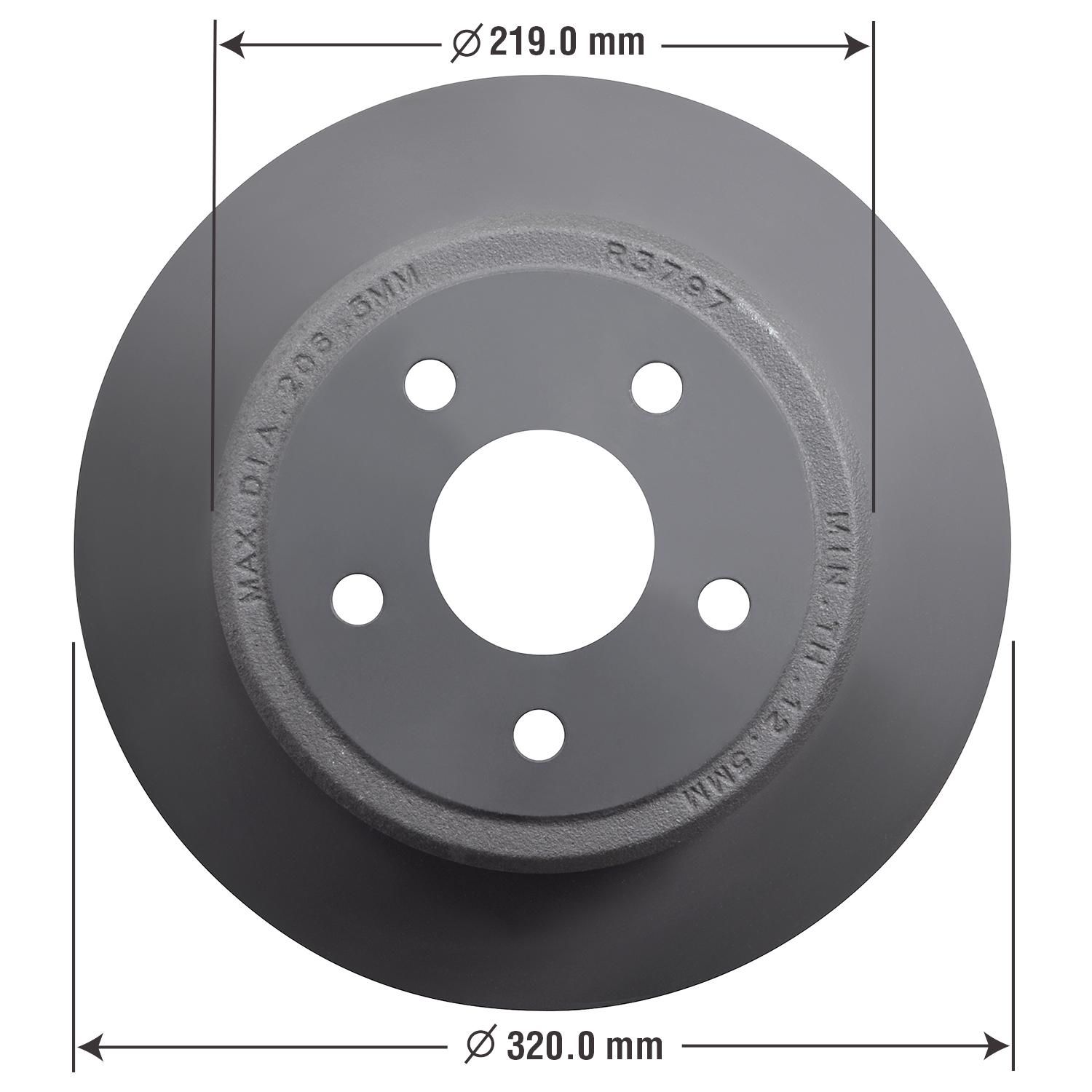 Duralast Severe Duty Disc Brake Rotor 43083SD