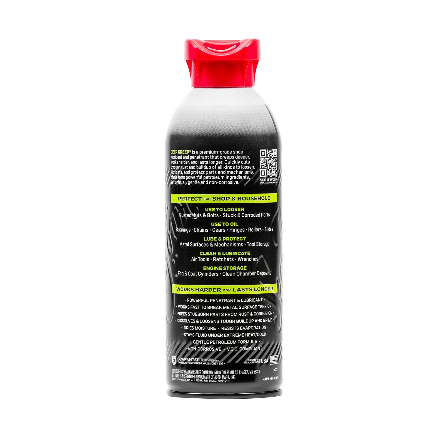 Sea Foam Deep Creep Multi-Purpose Penetrating Lubricant and Cleaner 12oz