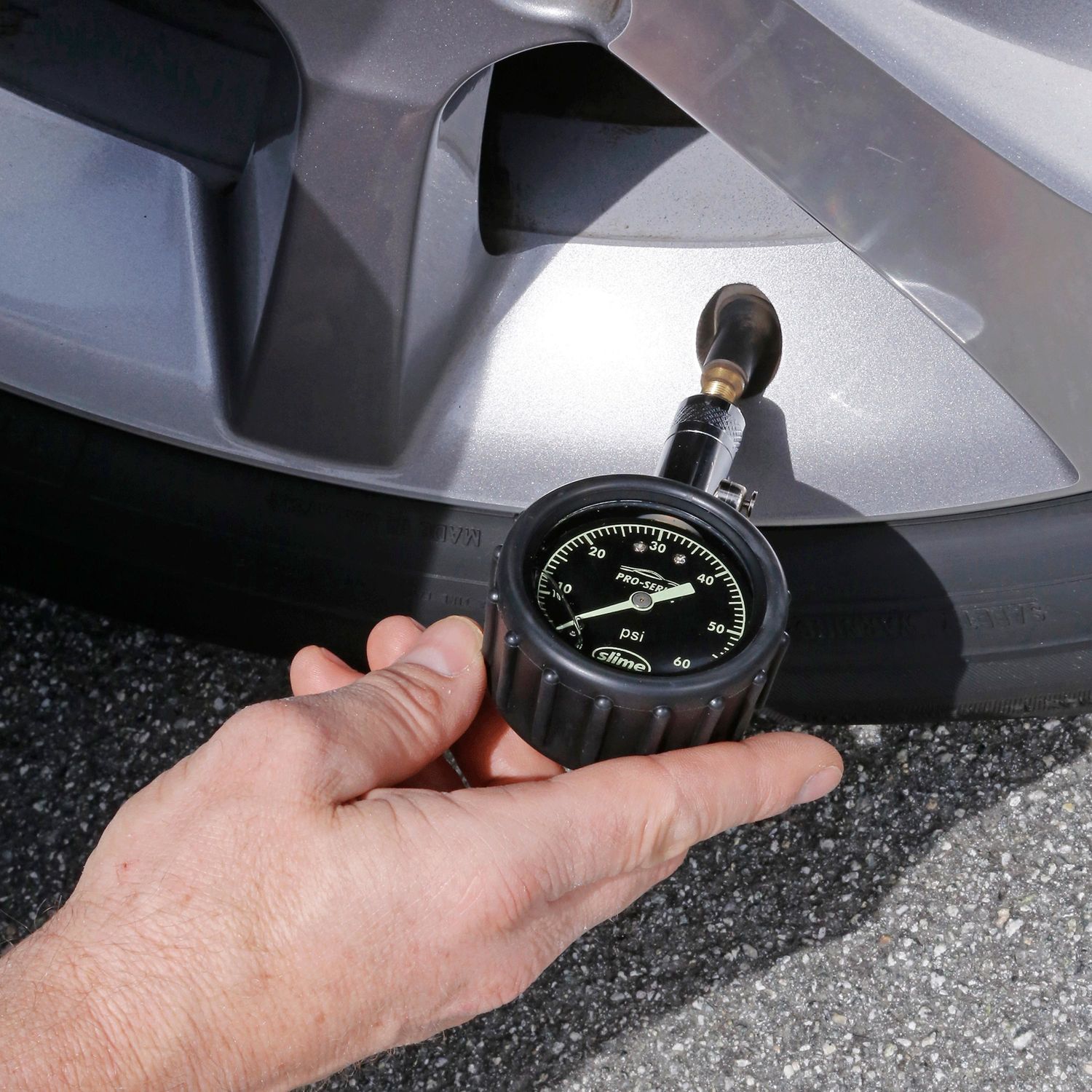 Slime Pro Series Liquid Dial Tire Gauge