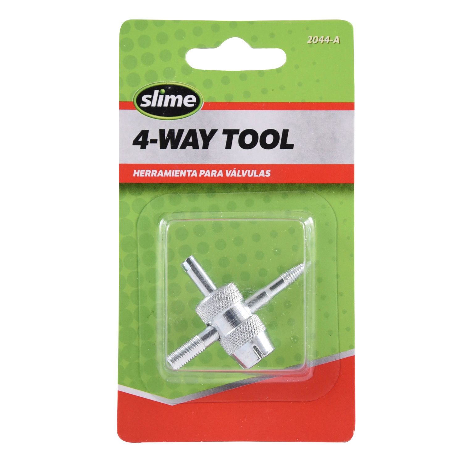 Slime 4-Way Tire Valve Stem Core Remover Tool