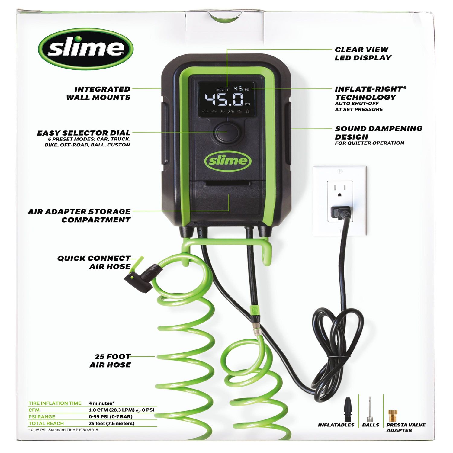 Slime Garage Pro Power Tire Inflator