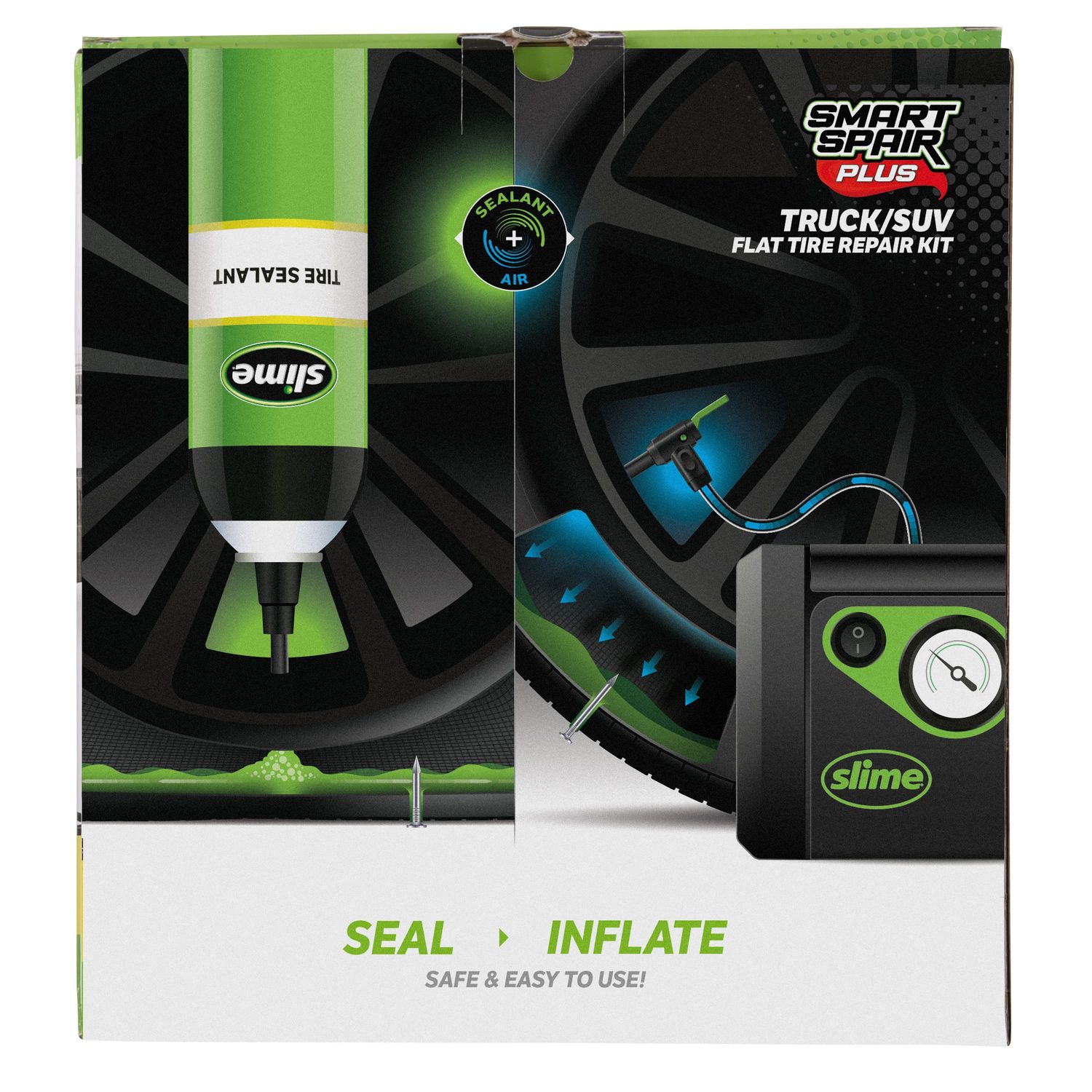 Slime Smart Spair Plus Truck/SUV Flat Tire Repair Kit
