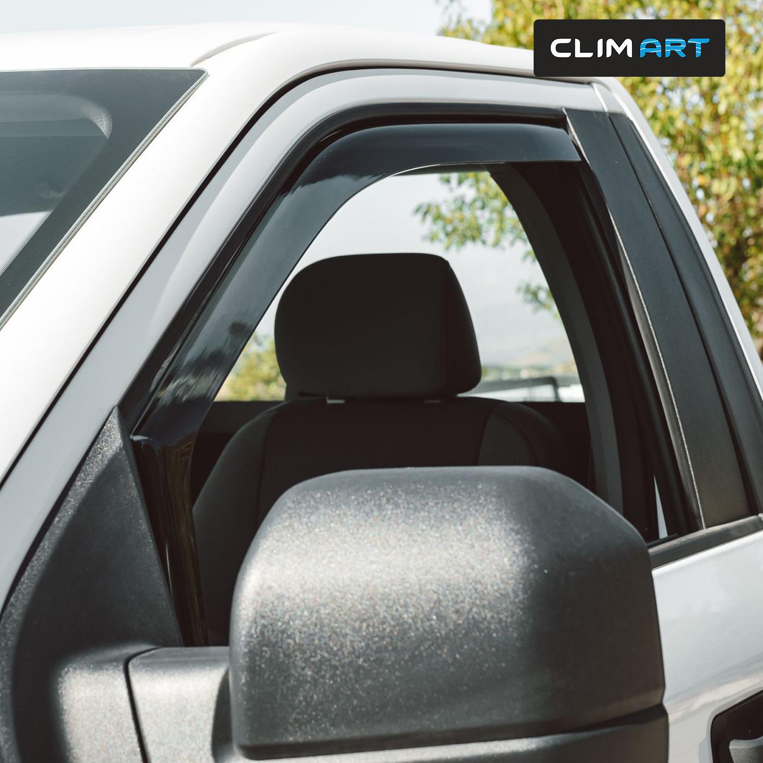 Clim Art Dark Smoke Side Window Deflector 315008