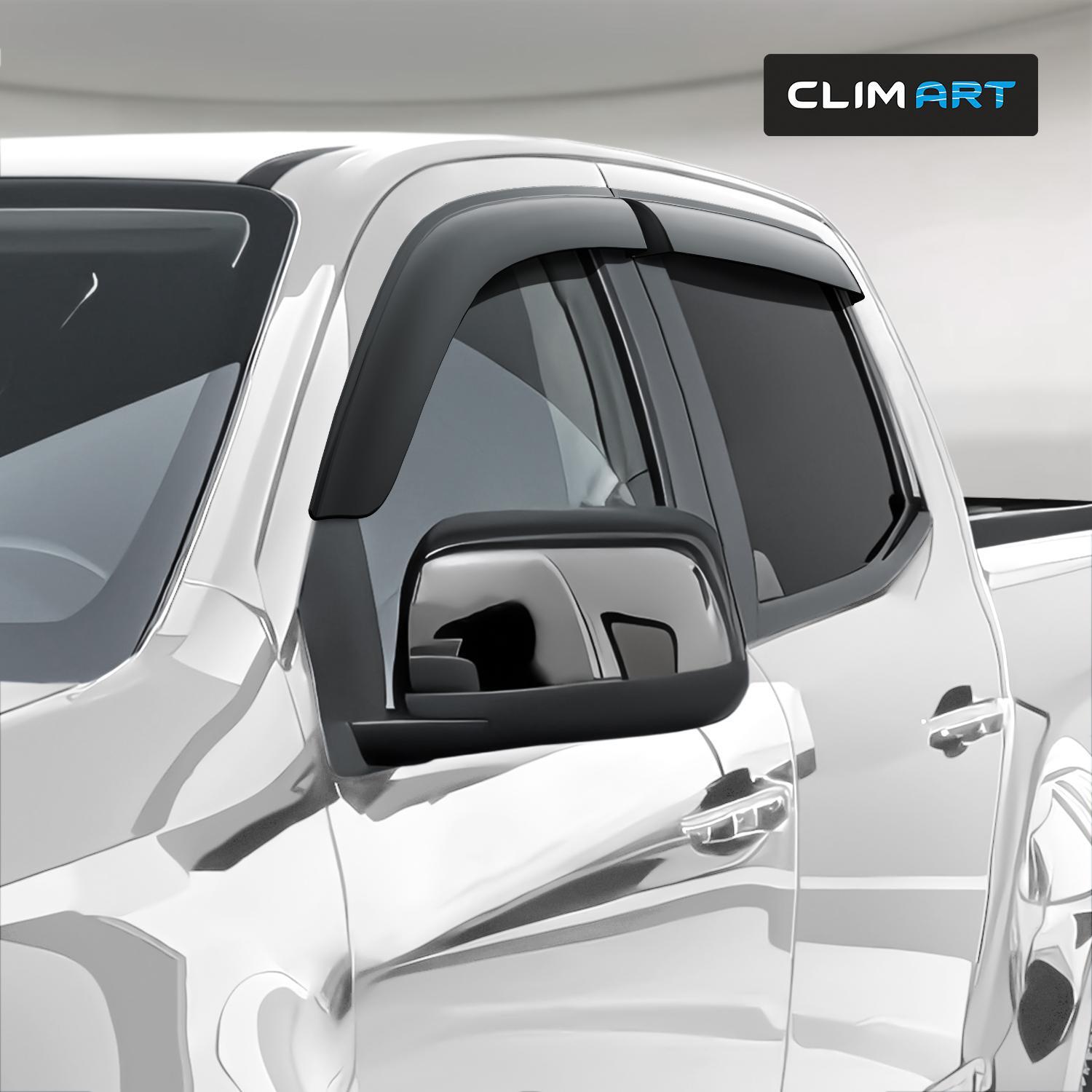 Clim Art Smoke Side Window Deflector 415082