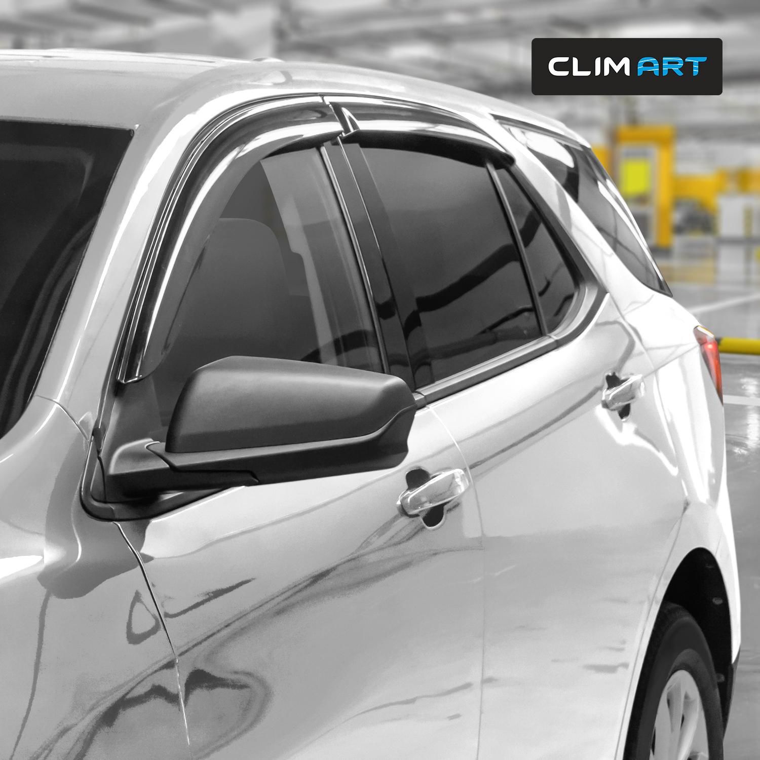 Clim Art Smoke Side Window Deflector 418081