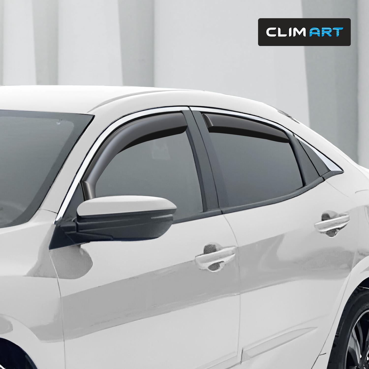 Clim Art Smoke Side Window Deflector 616110