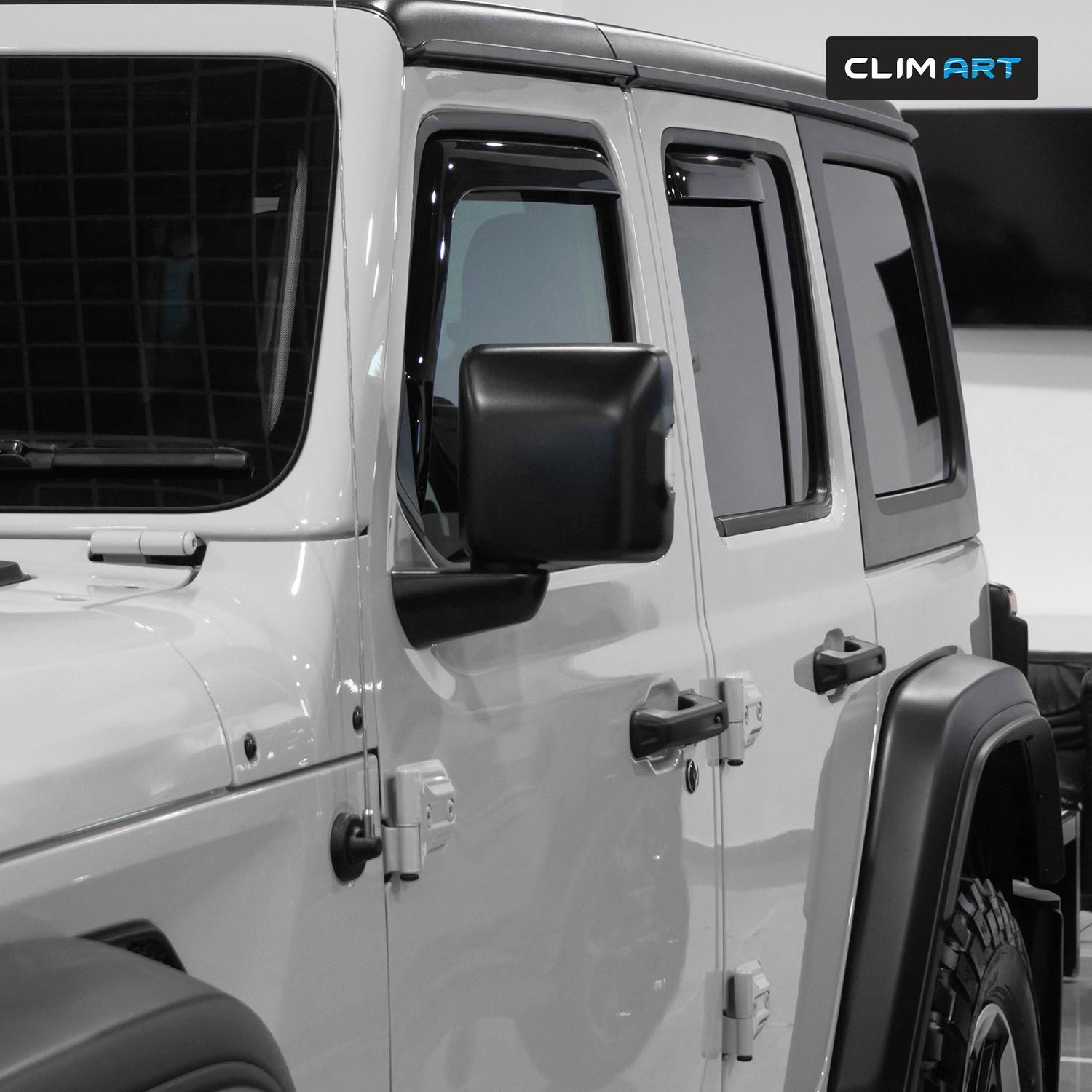 Clim Art Smoke Side Window Deflector 618030