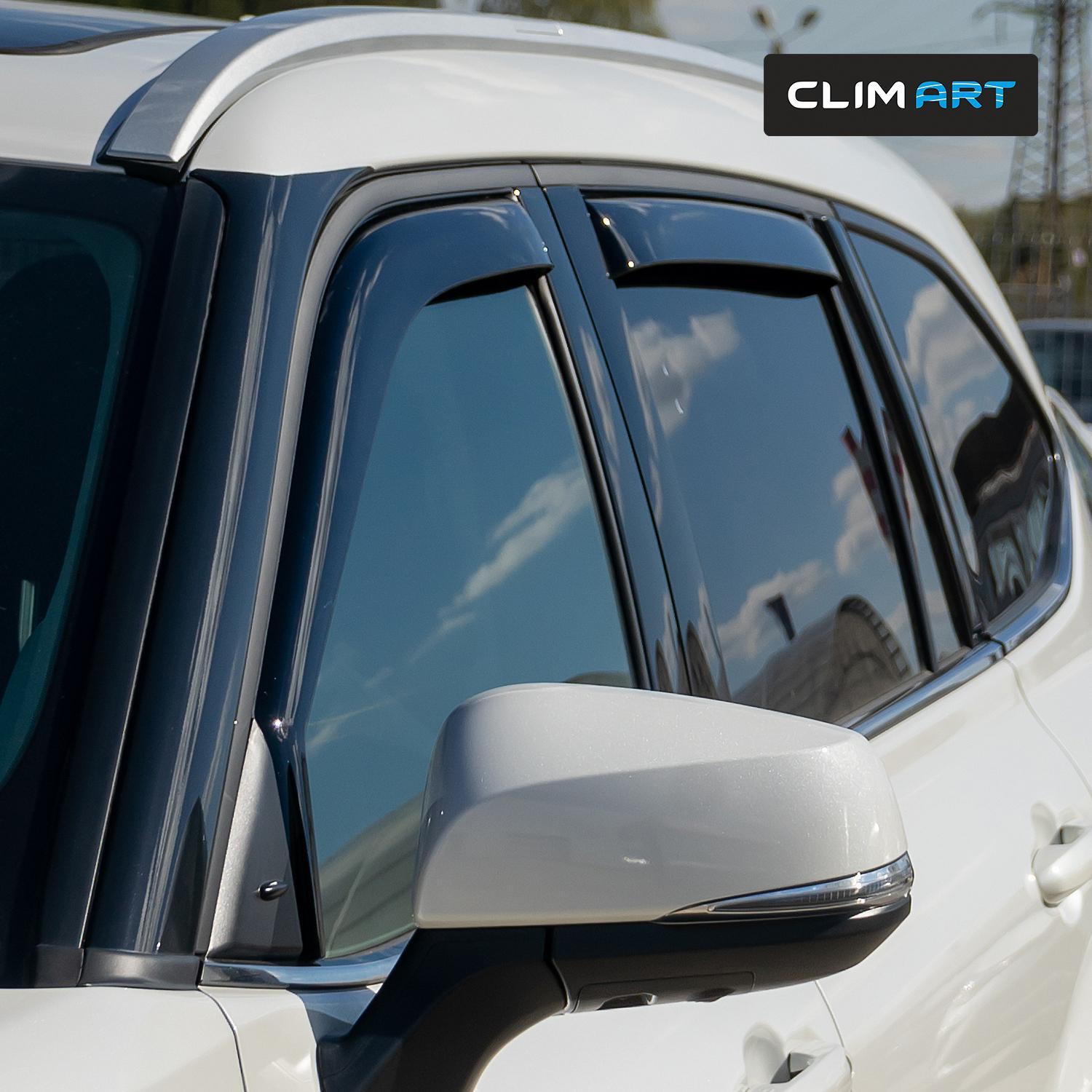 Clim Art Smoke Side Window Deflector 620143