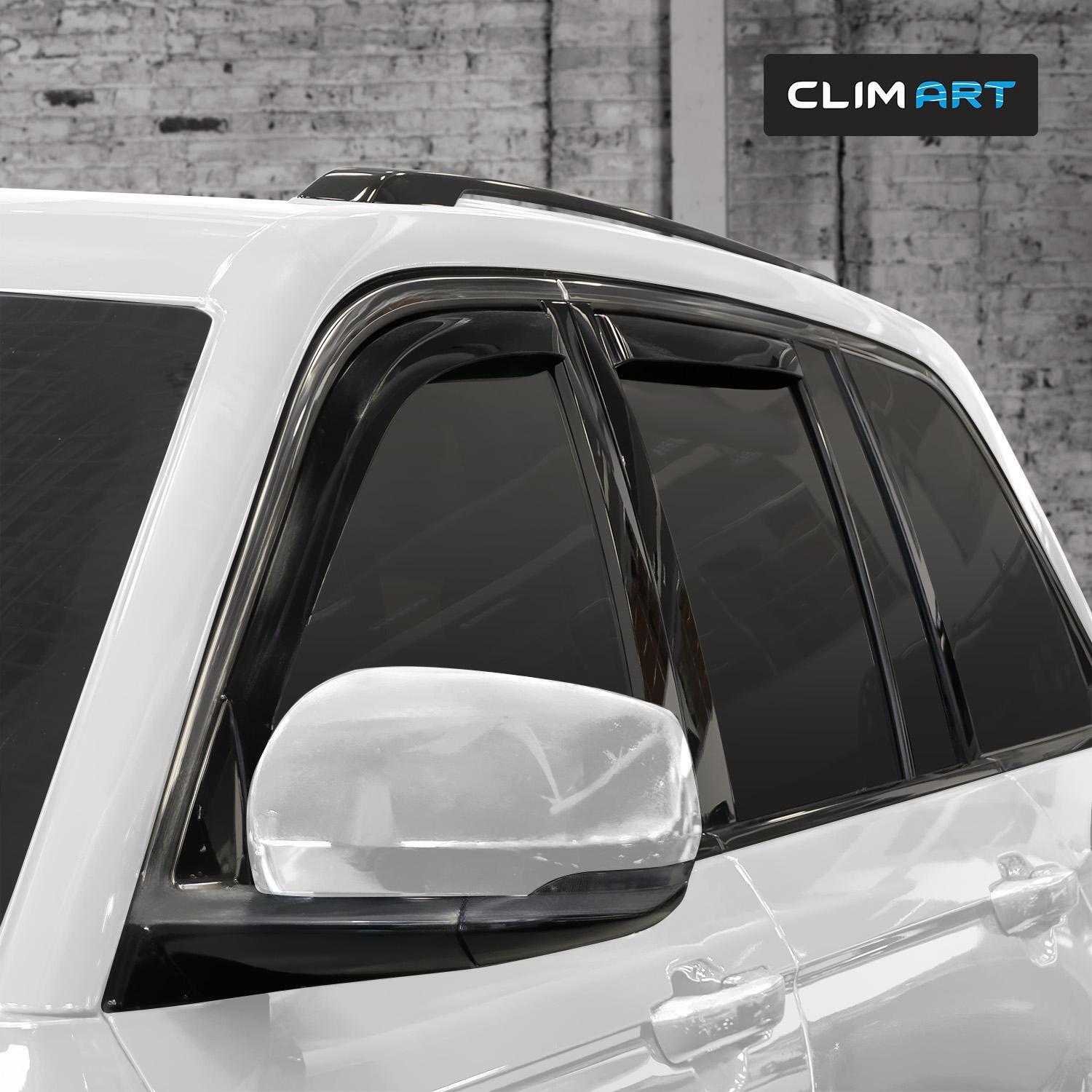Clim Art Dark Smoke Side Window Deflector 622229