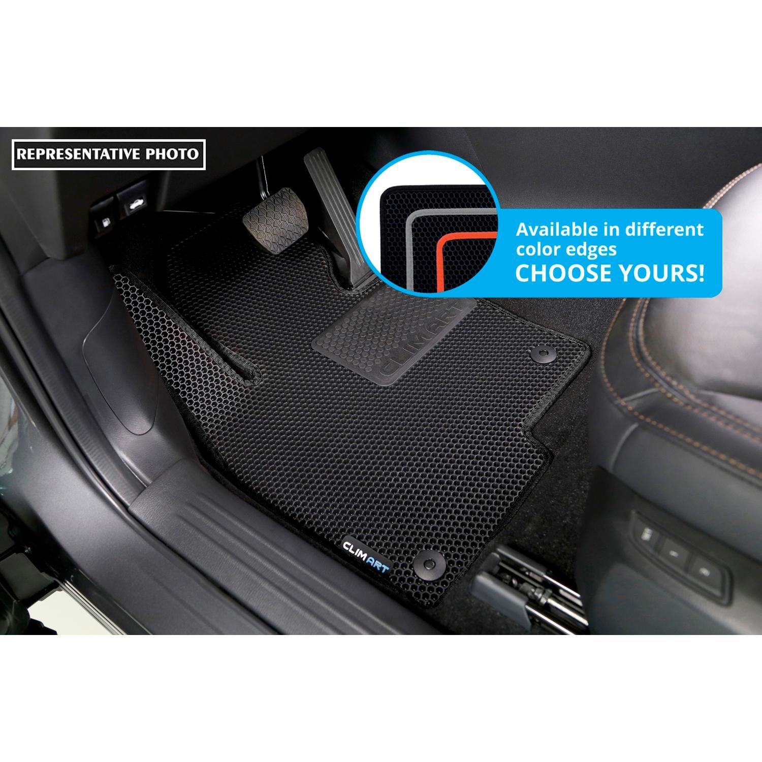 CLIM ART Black EVA Fit Floor Mat