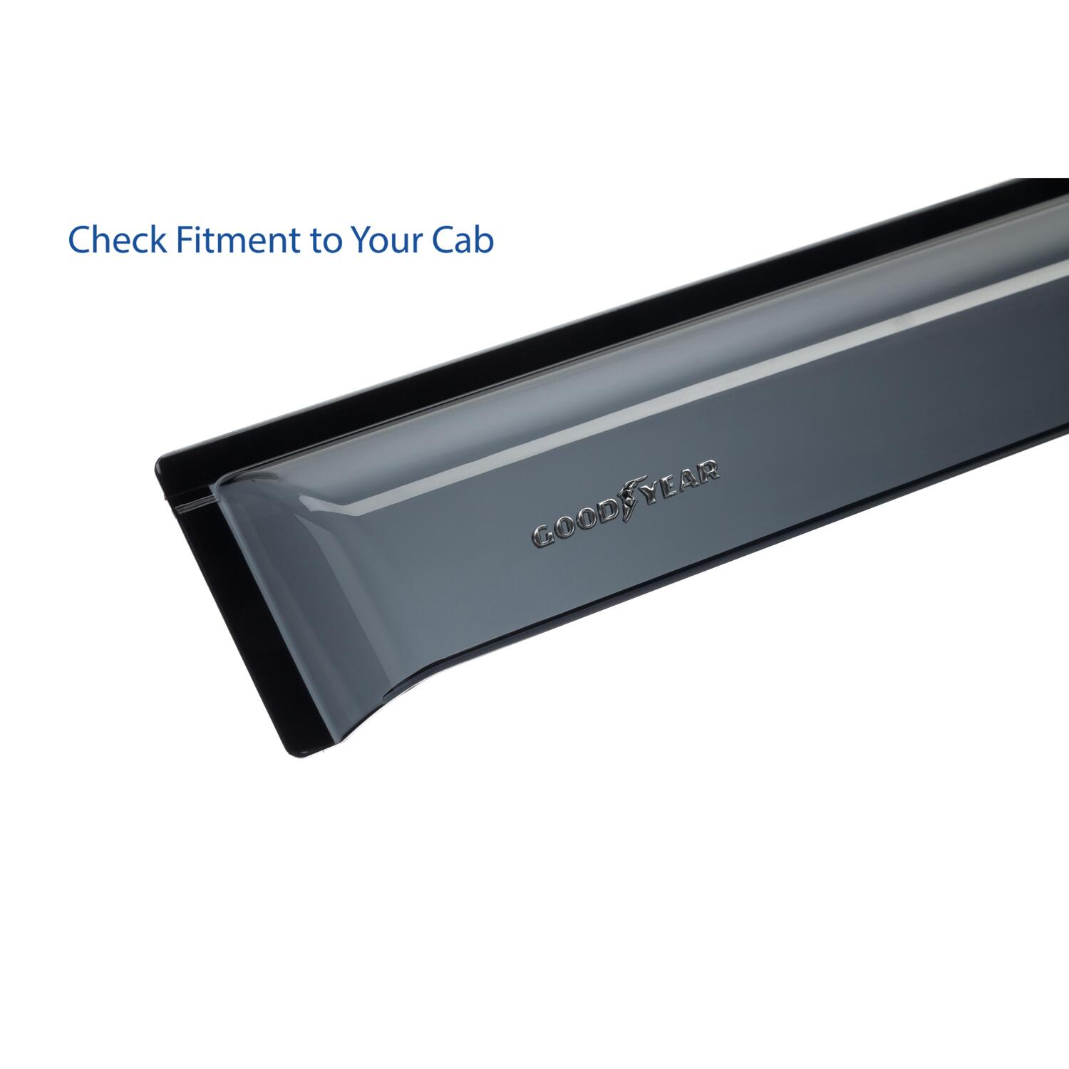 Goodyear Premium Smoke Side Window Deflector GY003116