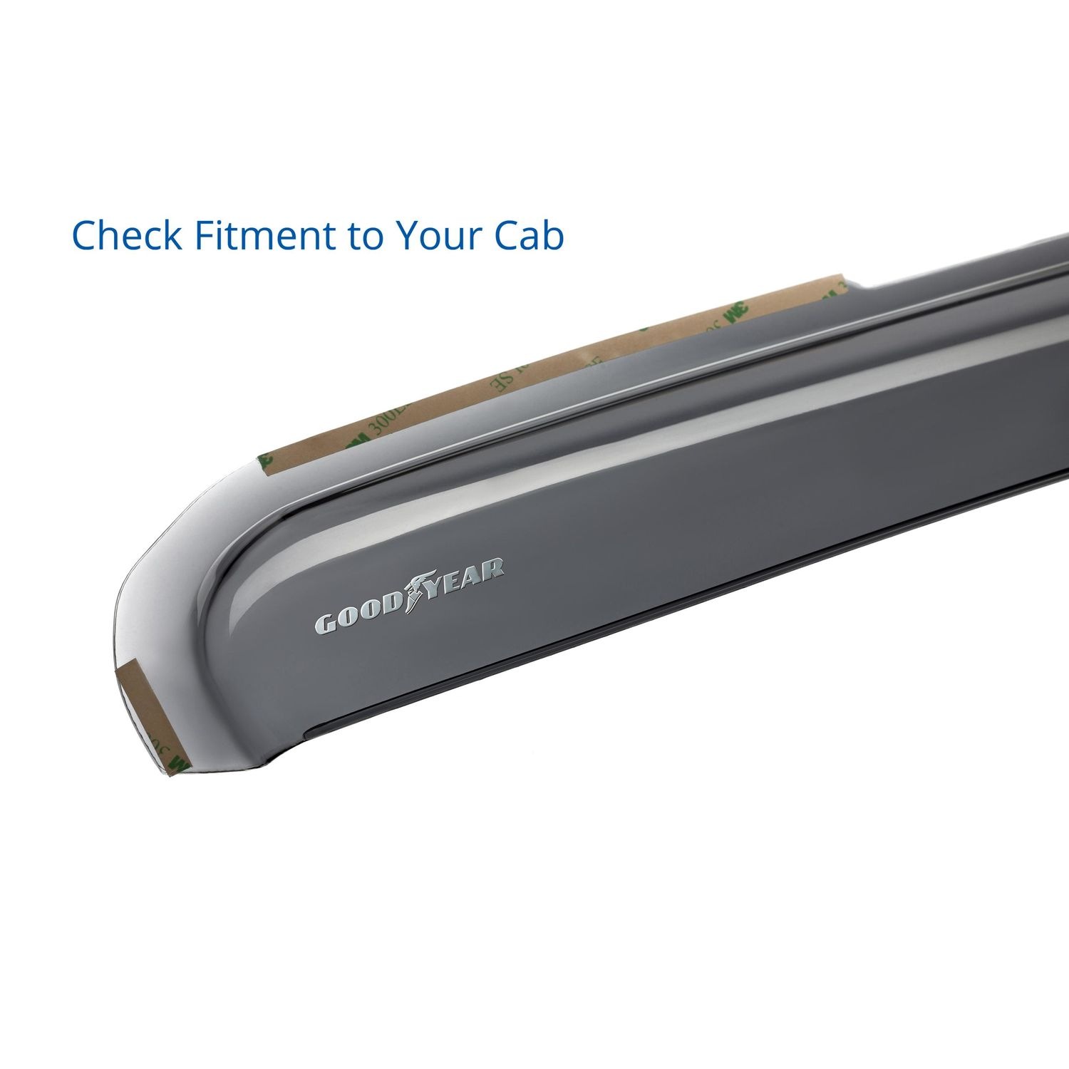 Goodyear Car Accessories Smoke Side Window Deflector GY008052