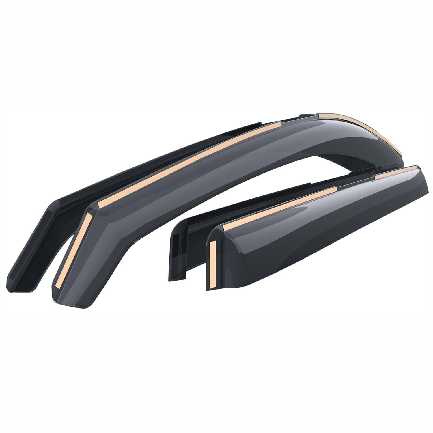 Goodyear Car Accessories In-Channel Shatterproof Window Deflector Rain ...