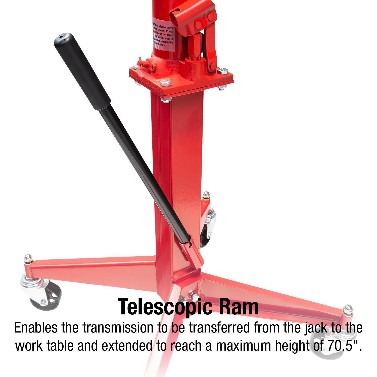 Sunex 700lbs Heavy Duty Pedestal Telescopic Transmission Jack