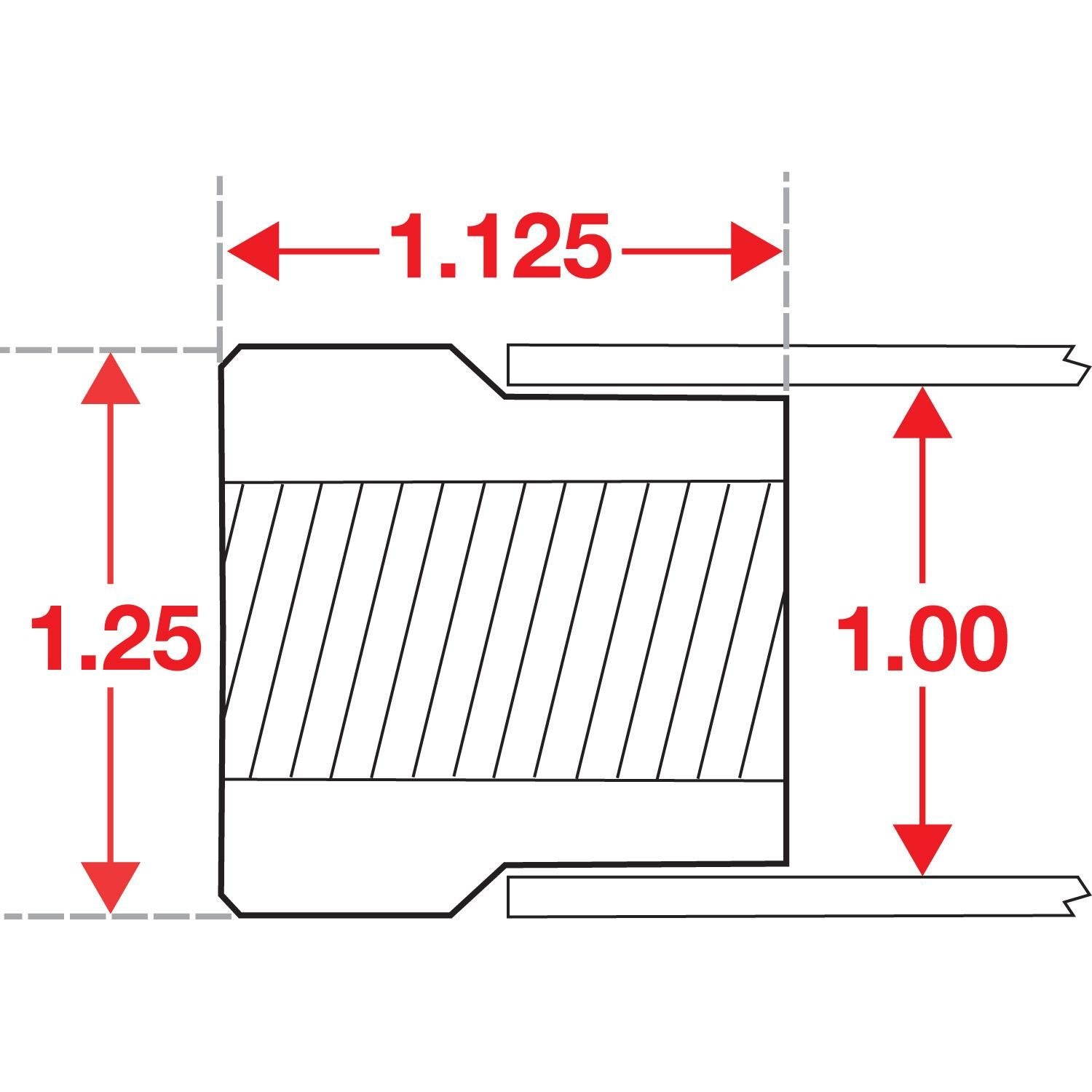 Specialty Products 3/4-16in Right Hand Thread Weld-In Bung Receiver