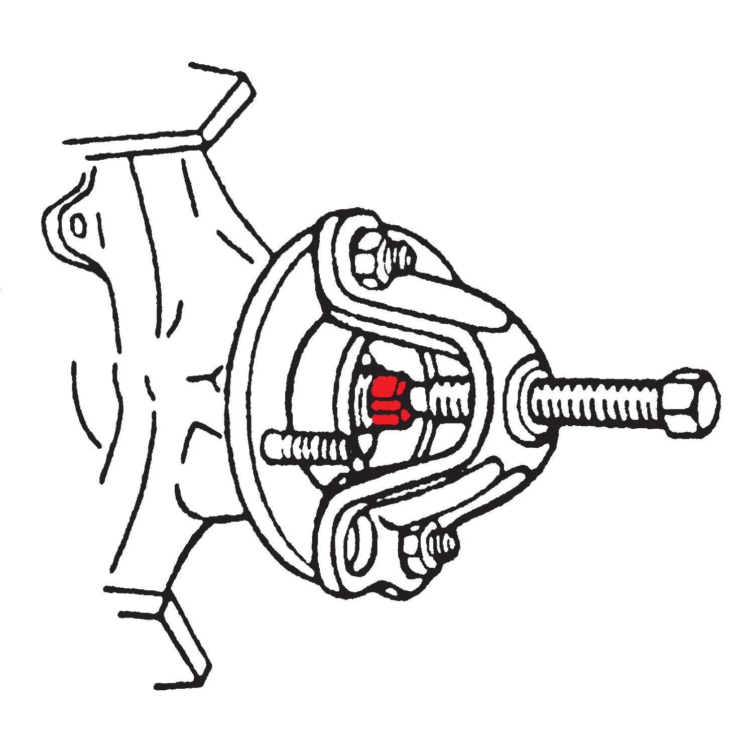 Specialty Products Company Jam Nut for 498 Axle Flange Puller