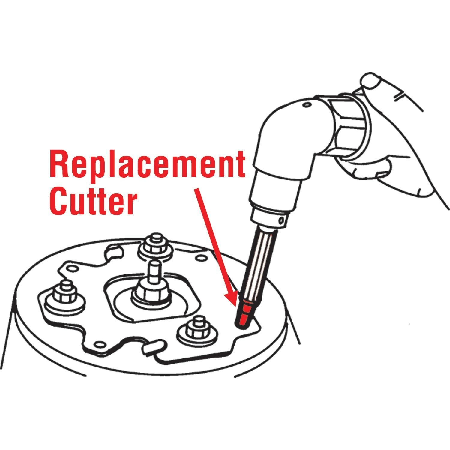 Specialty Products 3/8in Replacement Cutter Set 3 Piece