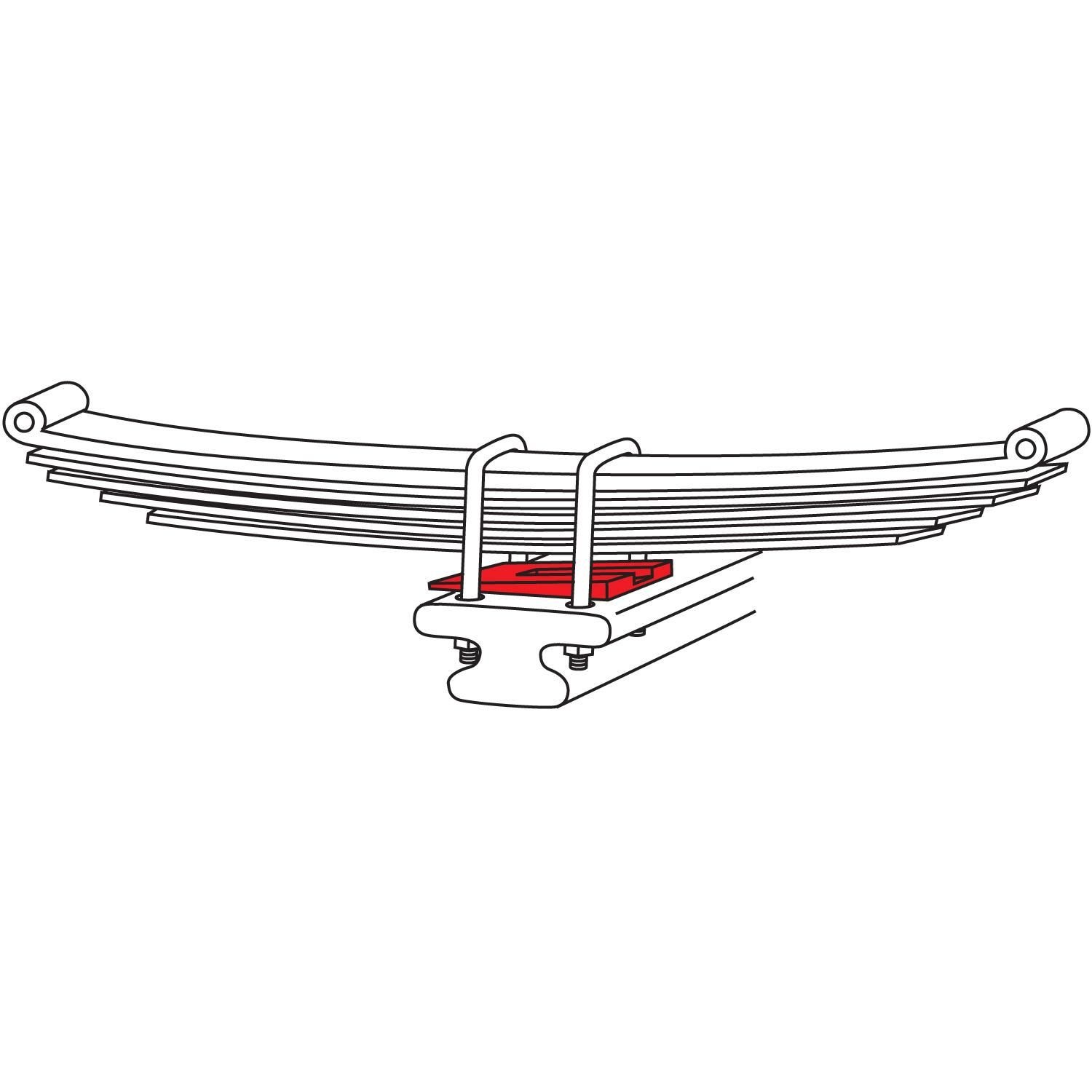 Specialty Products 3 1/2in x 4in Zinc Axle Shim 6 Piece
