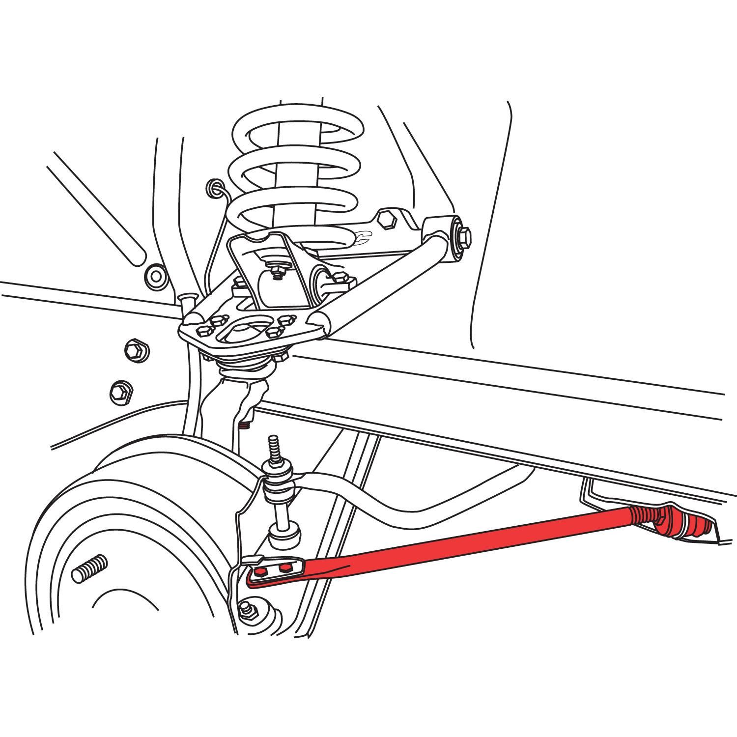 Specialty Products Company Suspension Strut Rod 94220