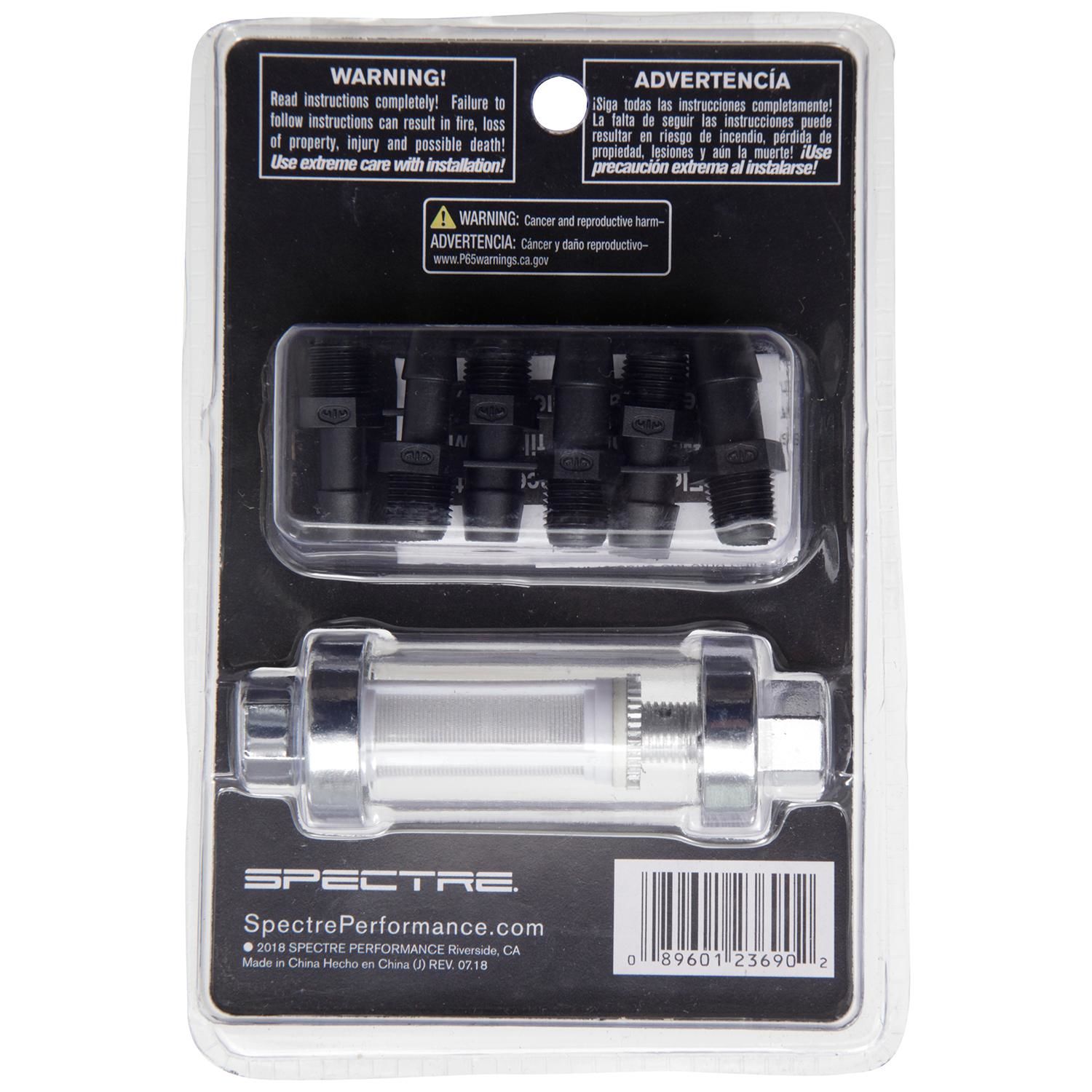 Spectre Clearview Premium Fuel Filter