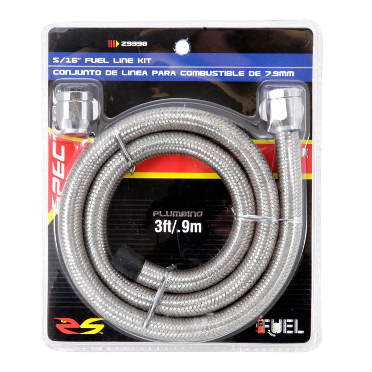 Spectre 5/16in Fuel Line Kit with Clamps