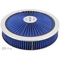Spectre Blue 14in X 3in Air Cleaner Assembly