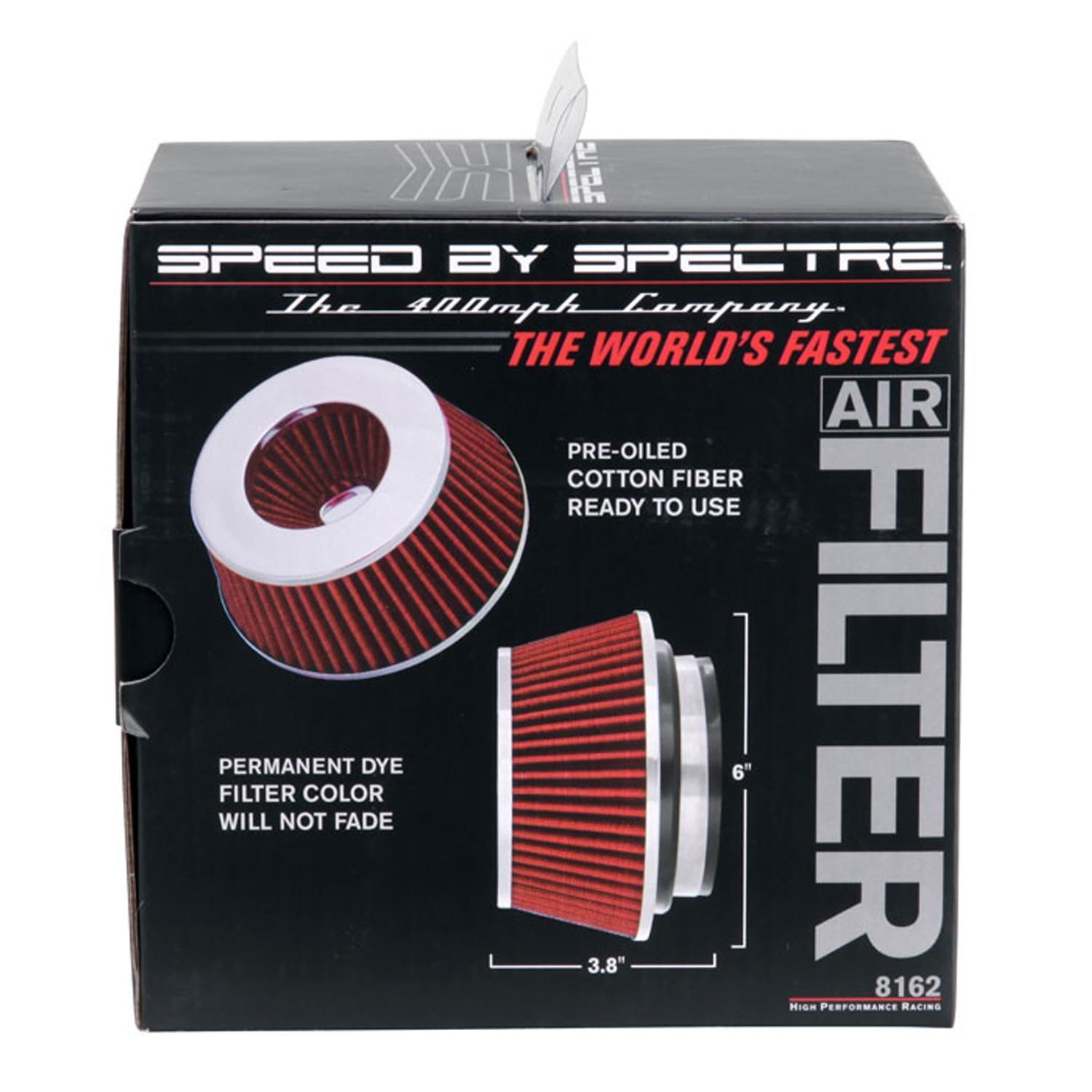 Spectre Red Small Conical Air Filter