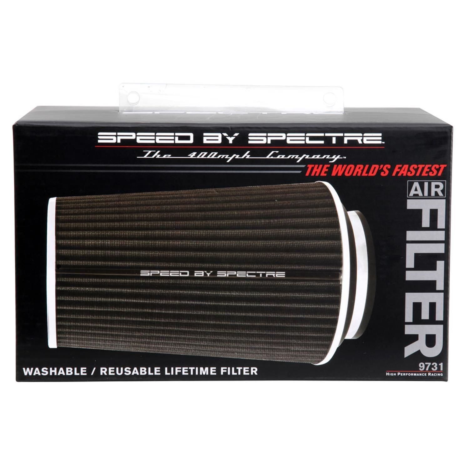 Spectre Black Large Conical Air Filter