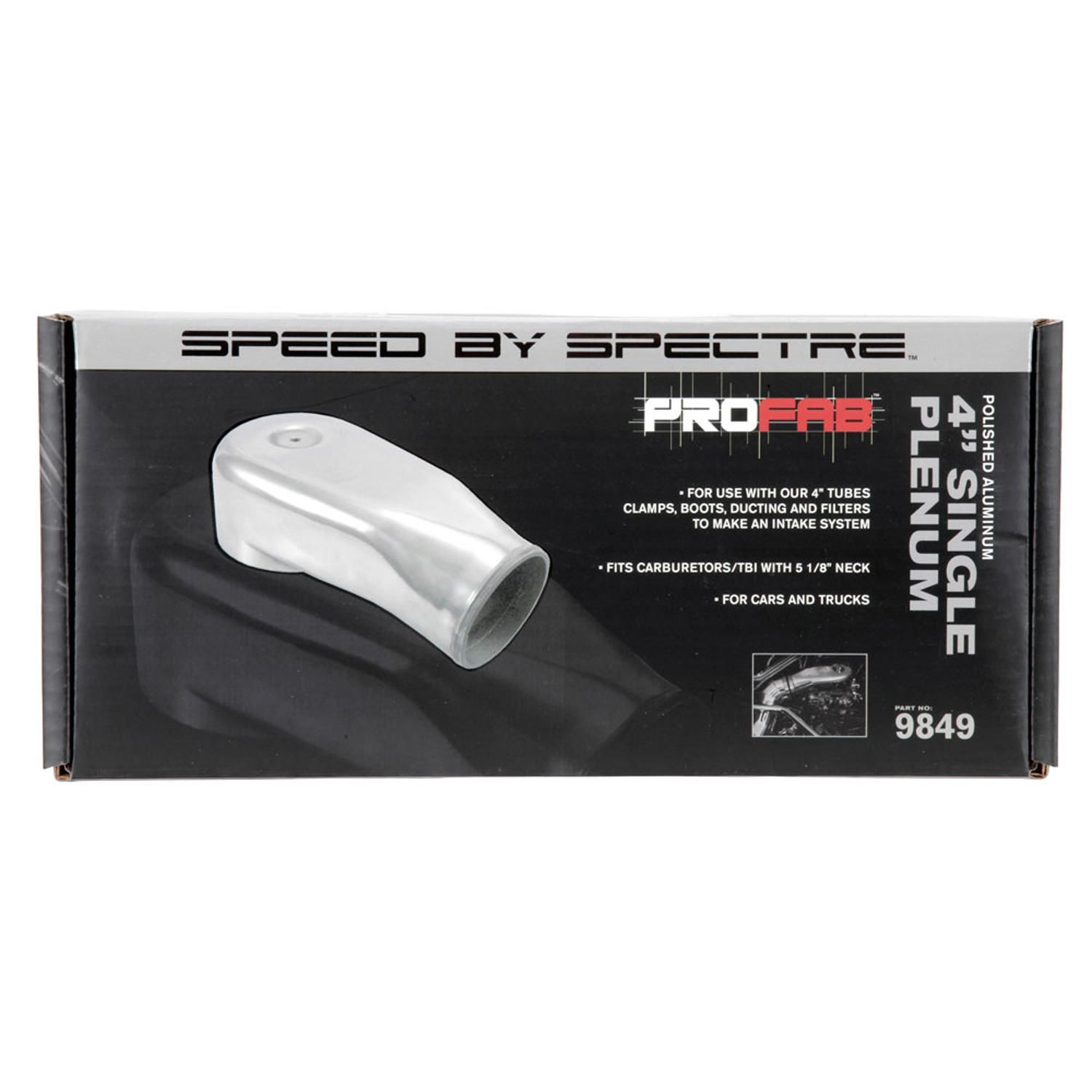 Spectre 5 1/8in Single Air Cleaner Plenum