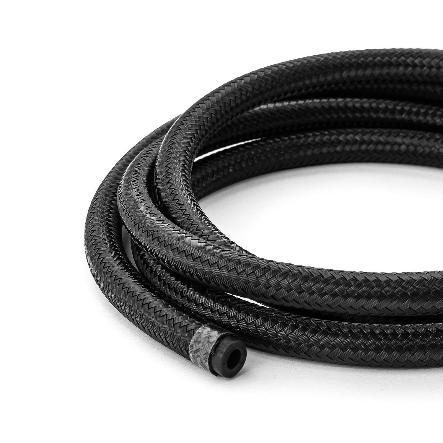 Speedmaster Black 20ft x -4AN Nylon Braided Hose Line
