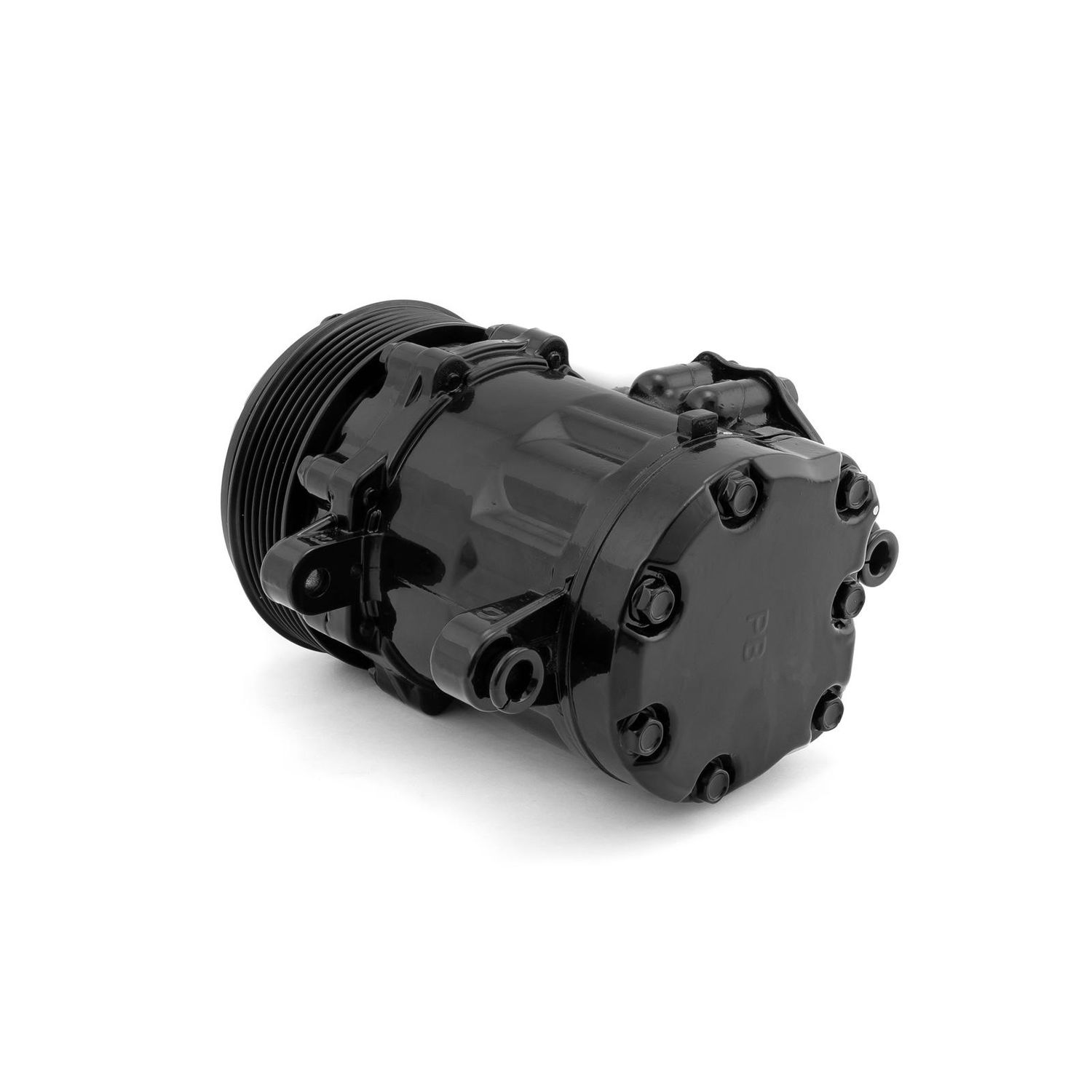 Speedmaster Serpentine Belt Sanden 7176 Style Small Body Black A/C ...