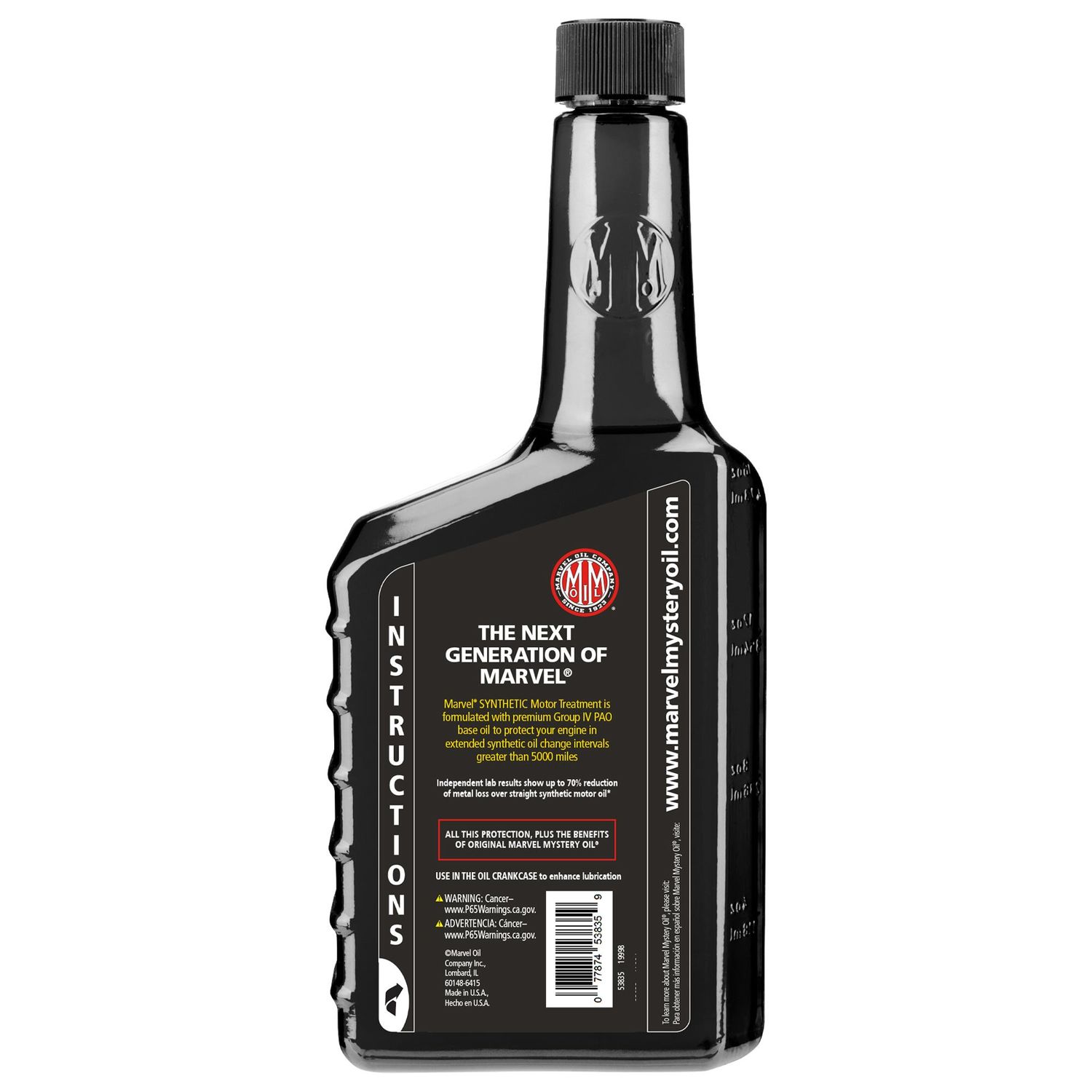 Marvel Mystery Designed for Synthetic Motor Oil Treatment 16oz