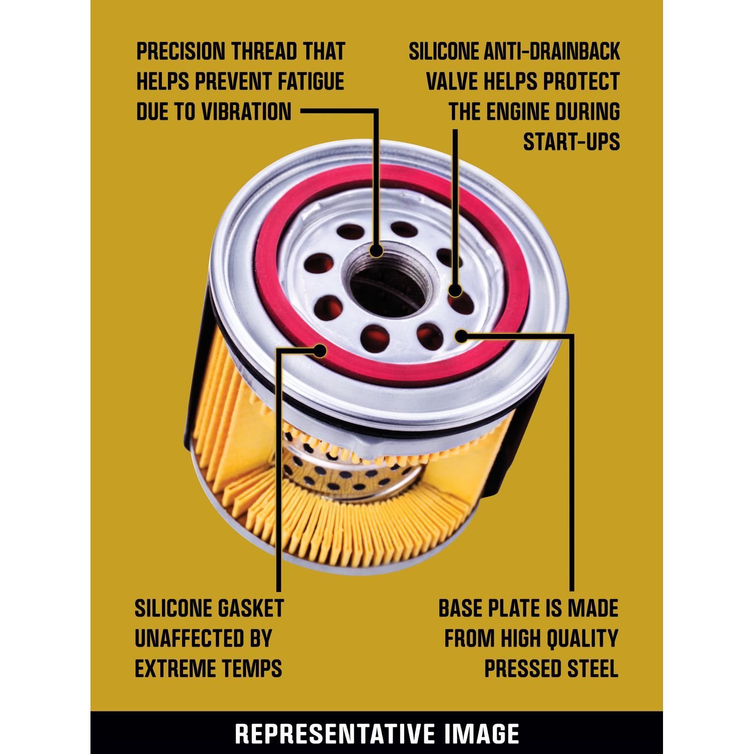 STP Extended Life Spin-On Canister Engine Oil Filter S8AXL