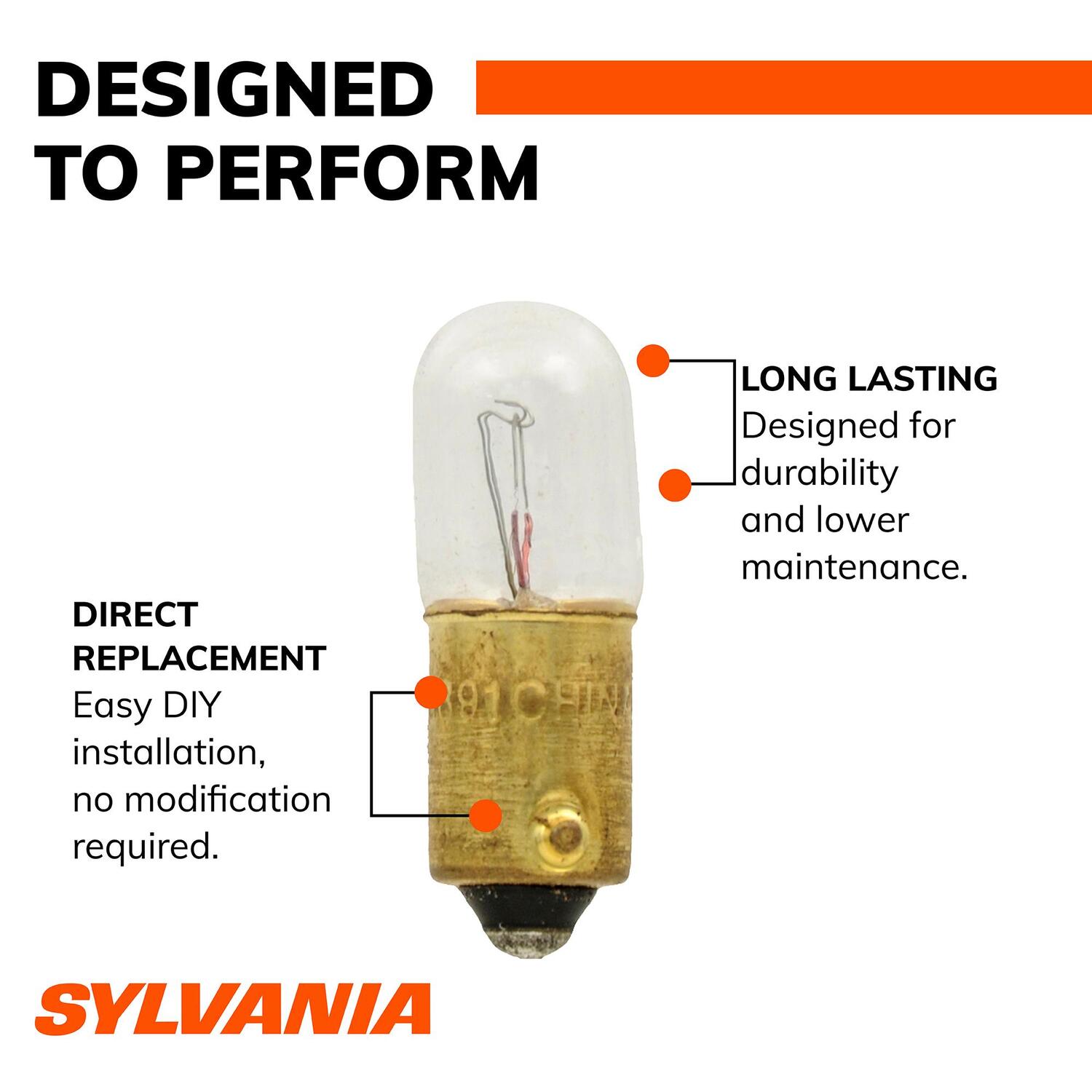 Sylvania LongLife Mini Bulb 1891LL