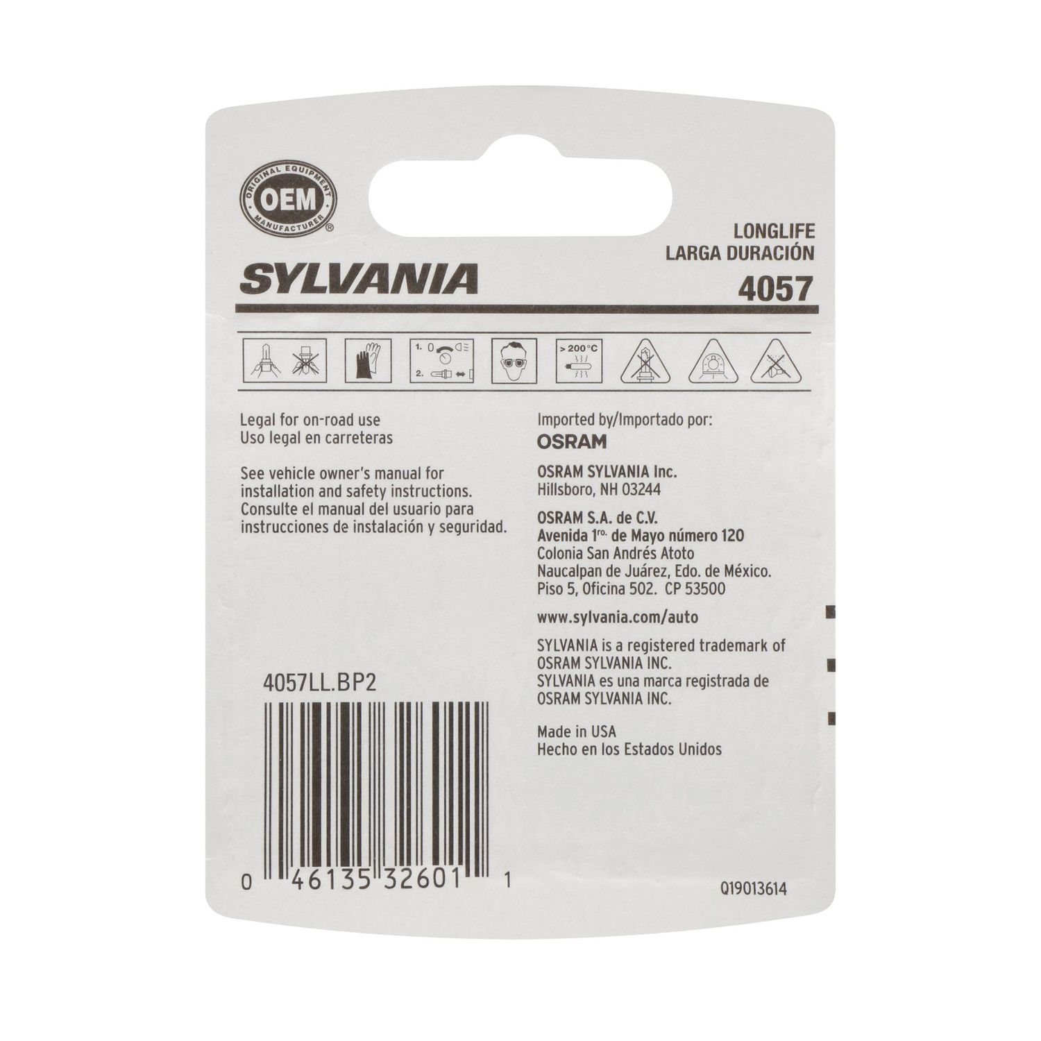 Sylvania LongLife Mini Bulb 4057LL