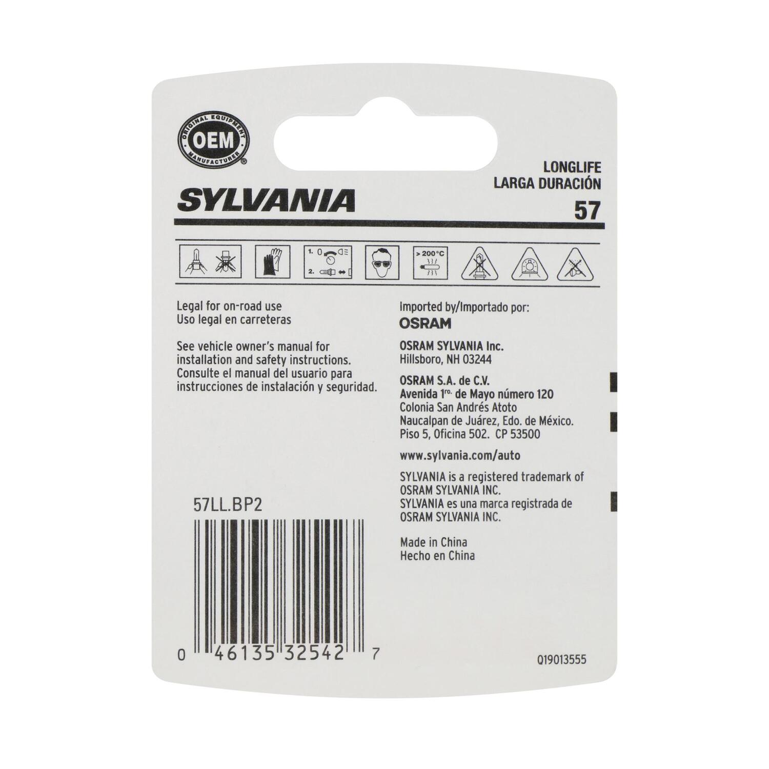 Sylvania LongLife Mini Bulb 57LL
