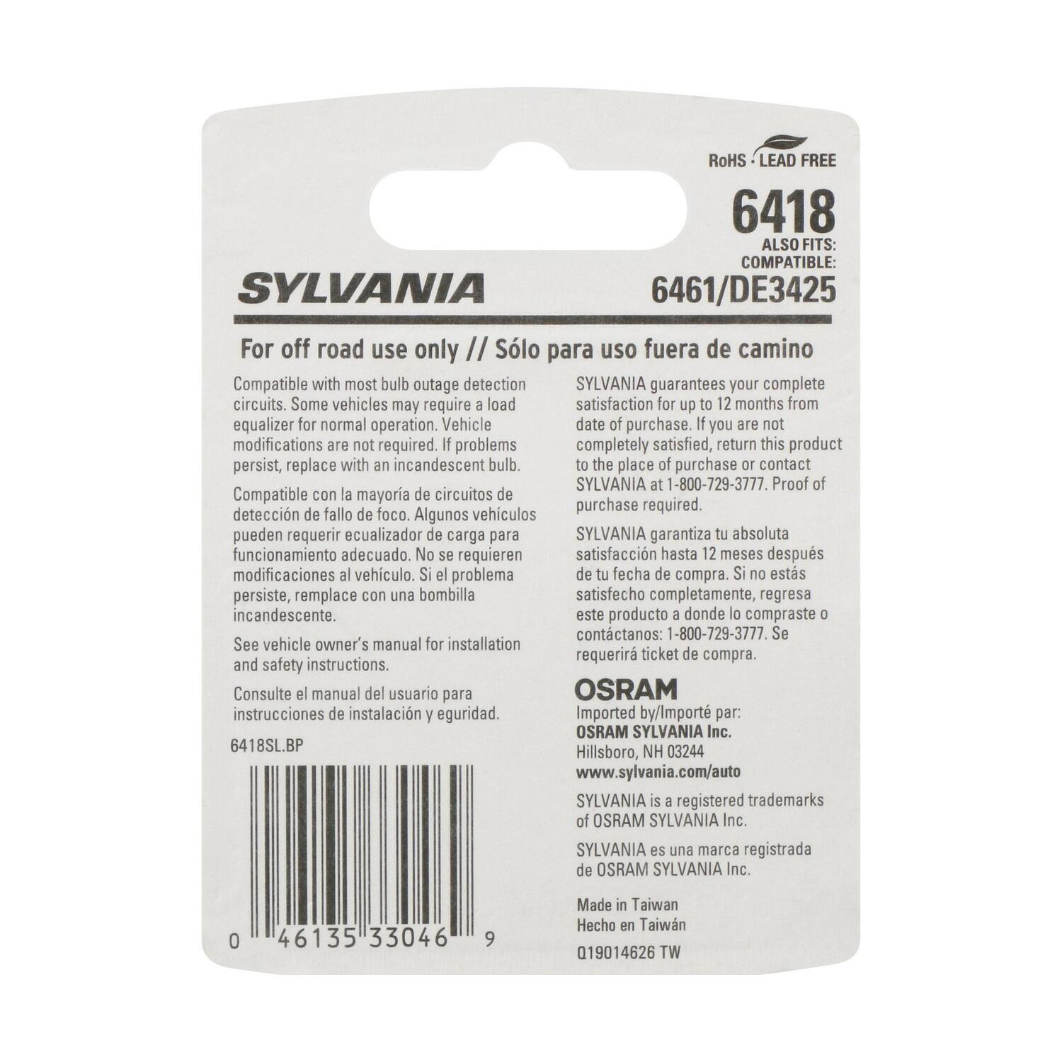 Sylvania LED Mini Bulb 6418SYLLED