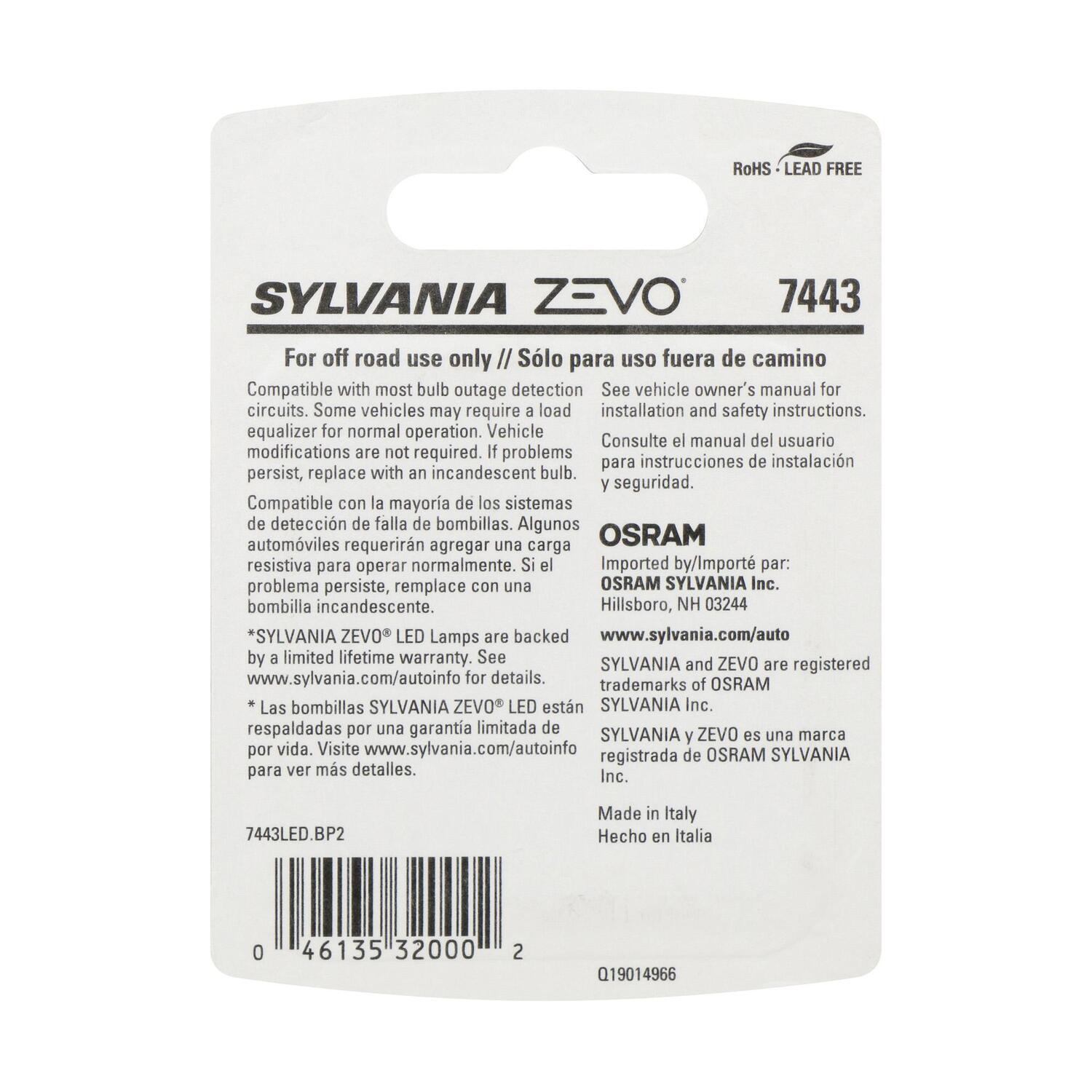 ZEVO LED Mini Bulb 7443ZEVOLED