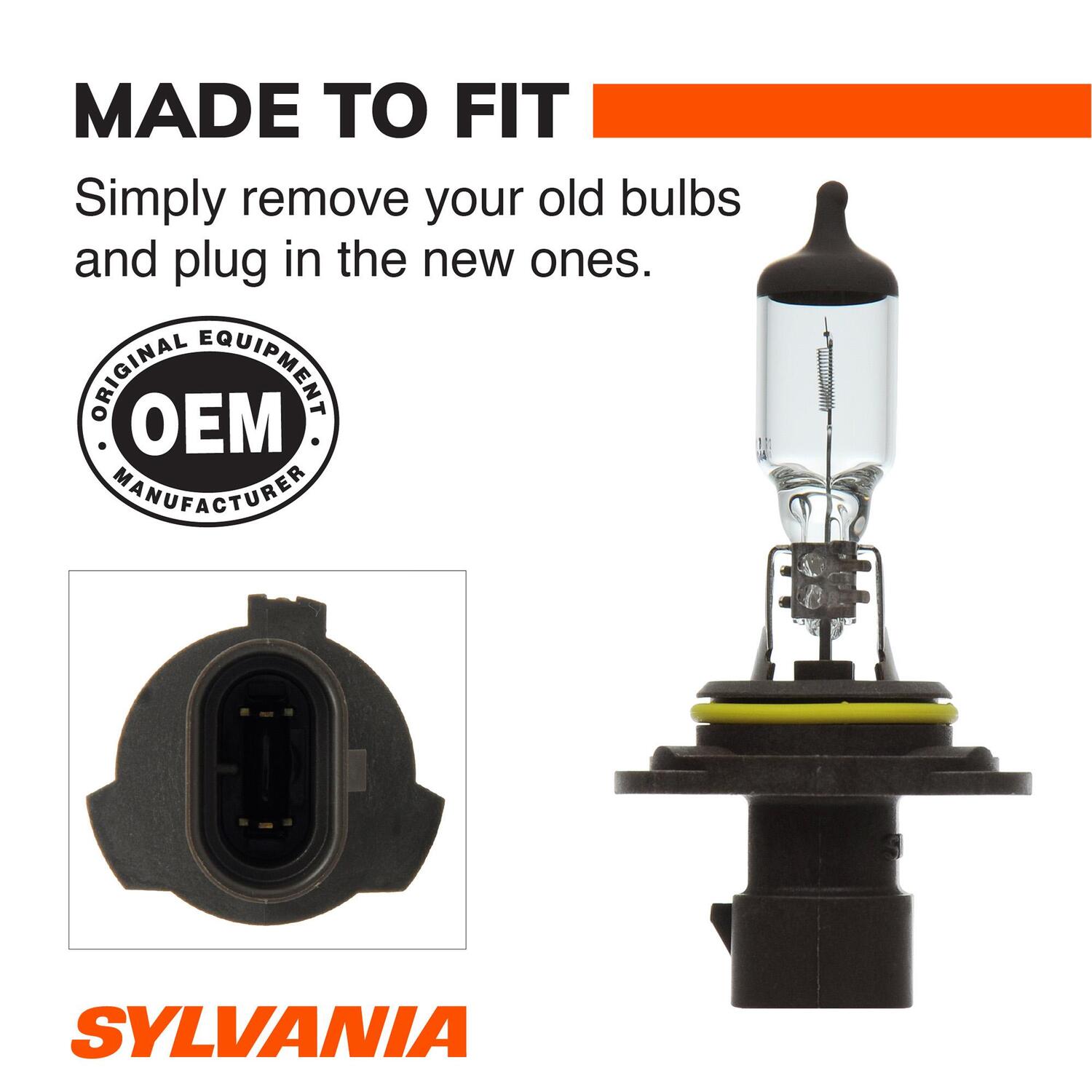 Sylvania Basic Headlight Bulb 9006XS