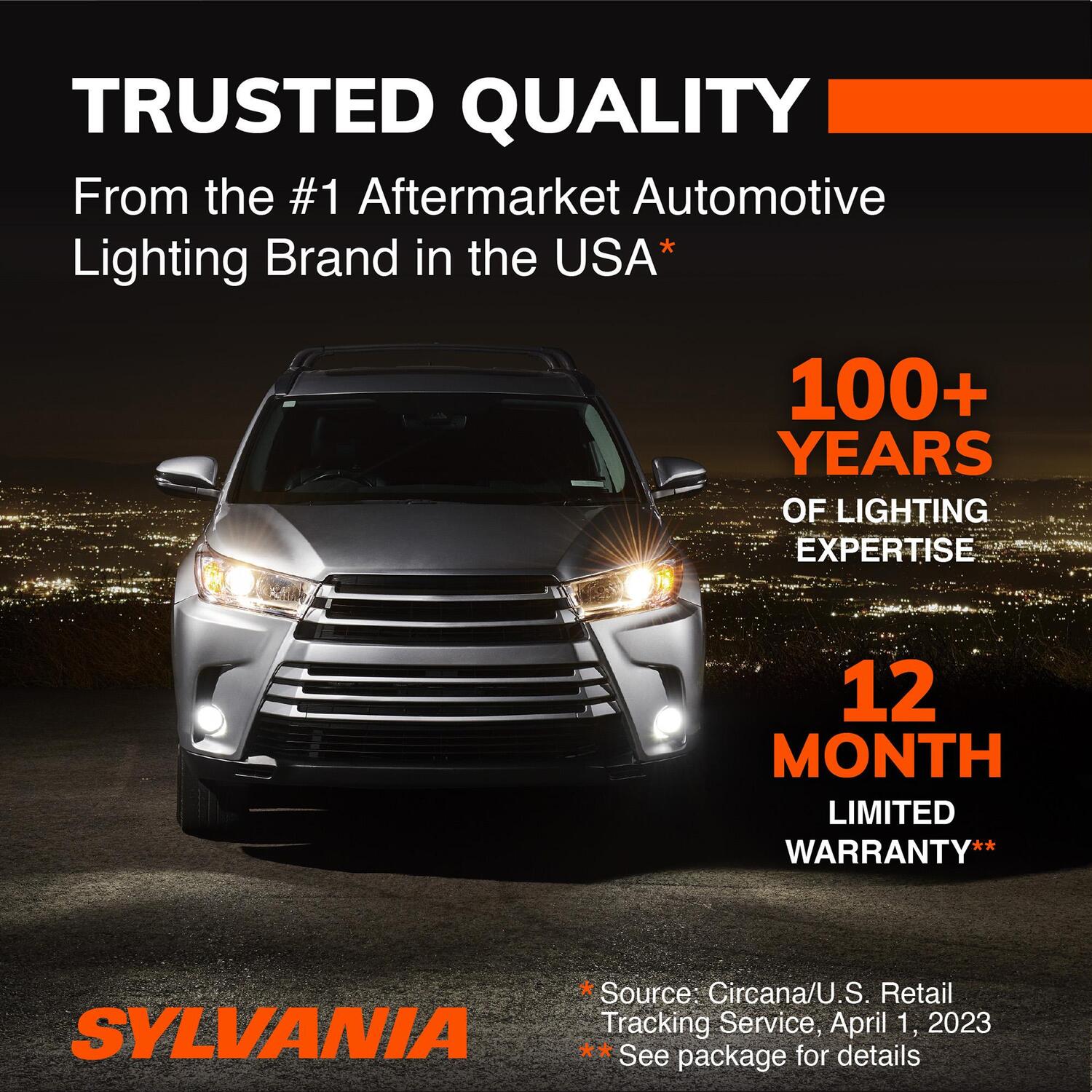 Sylvania Basic Headlight Bulb 9006XS