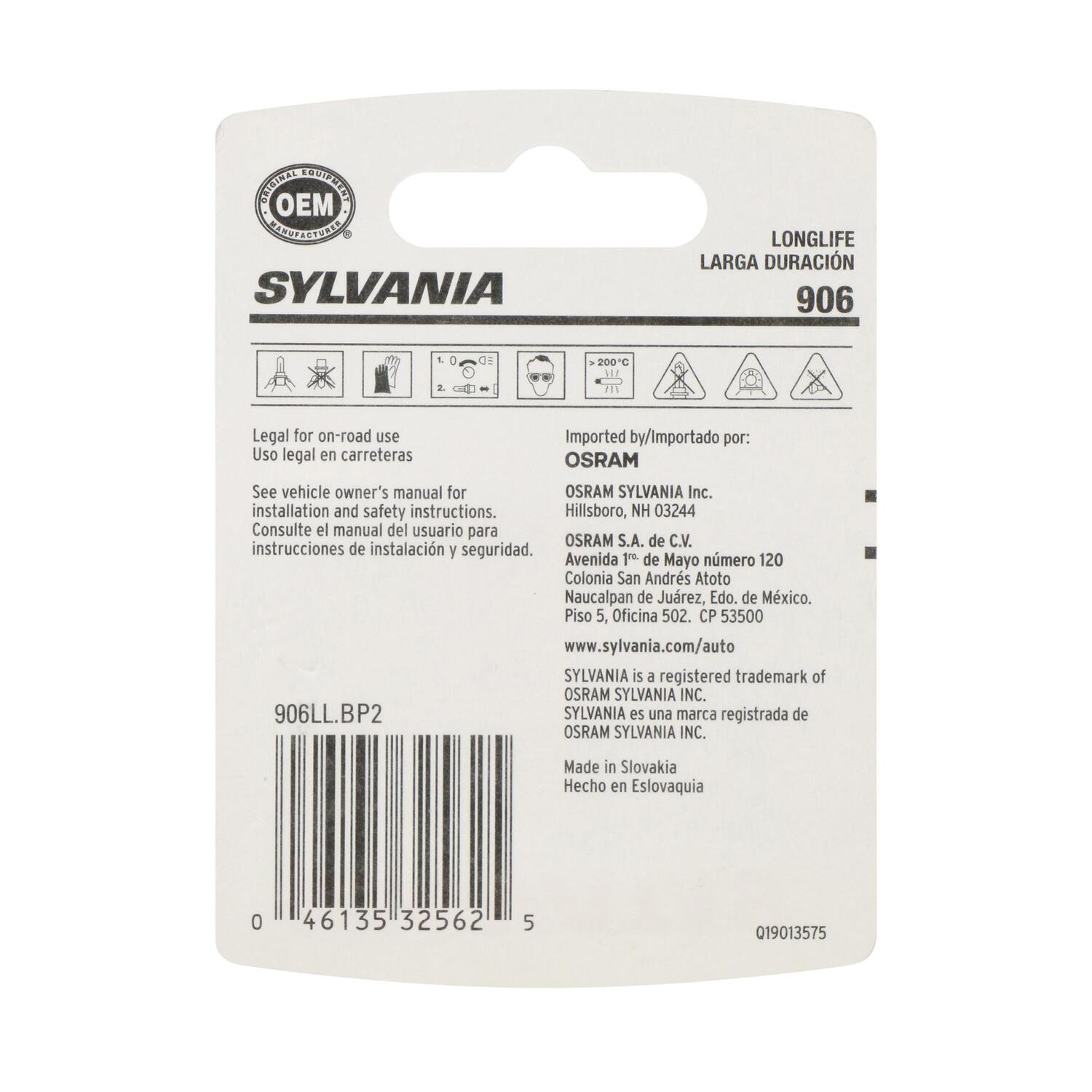 Sylvania LongLife Mini Bulb 906LL