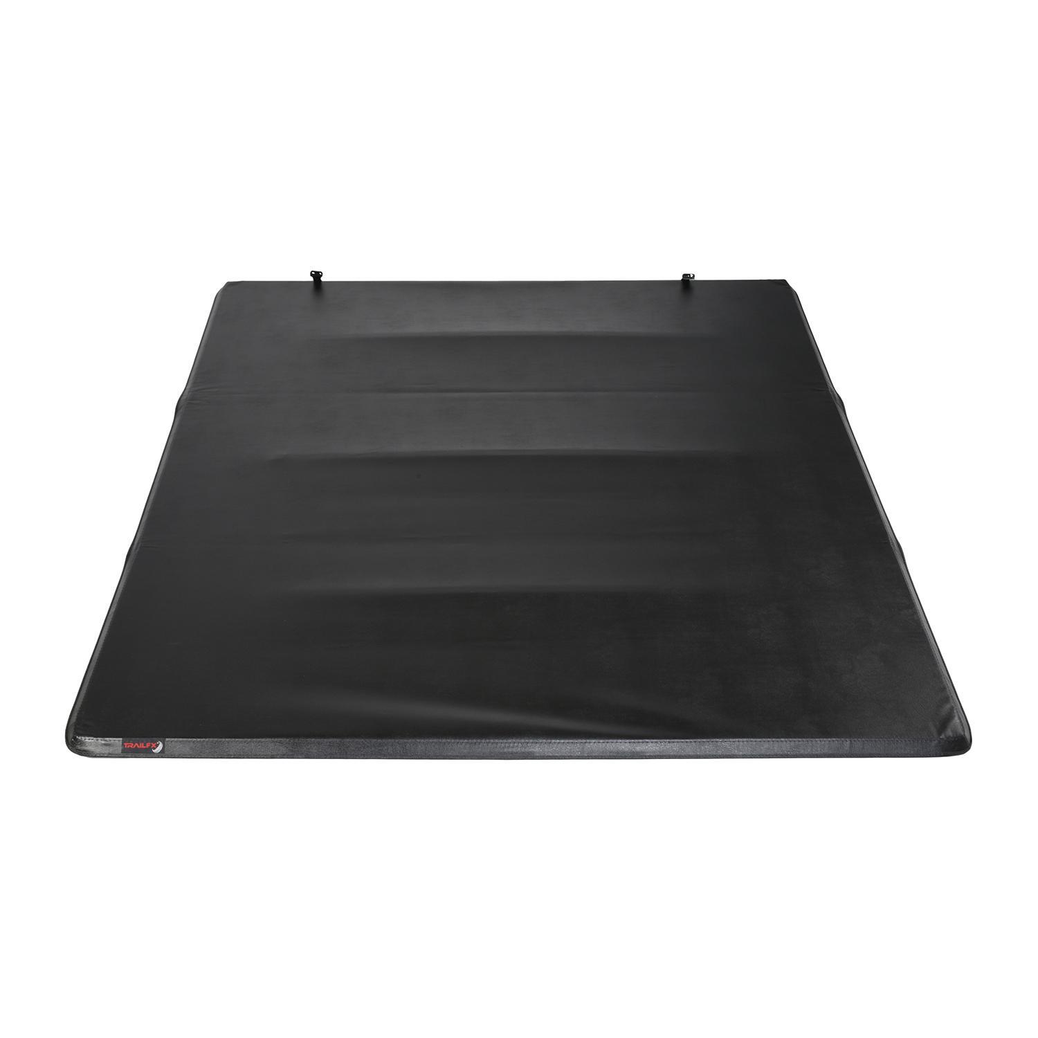 TrailFX Soft Tri-Fold, Lockable, Black Vinyl with Aluminum Rails