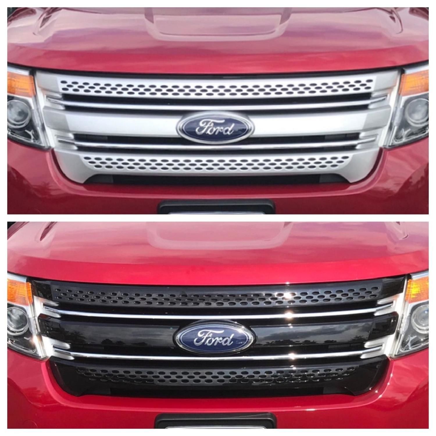 Trim Illusion Grille Overlay ABS6404BLK