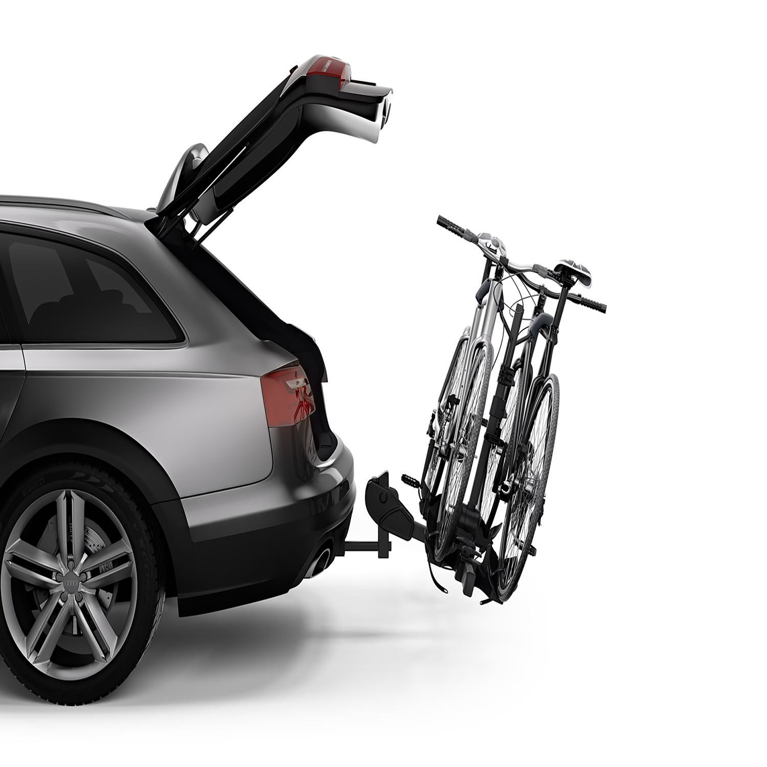 THULE 51in L x 37.6in W x 34.9in H, 1-1/4in and 2in Receiver Holds 2 ...