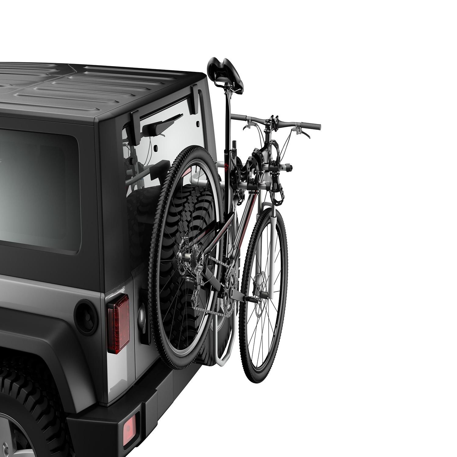 THULE 16in L x 18 1/2in W x 38.5in H Hold 2 Bikes, Foldable, Black ...