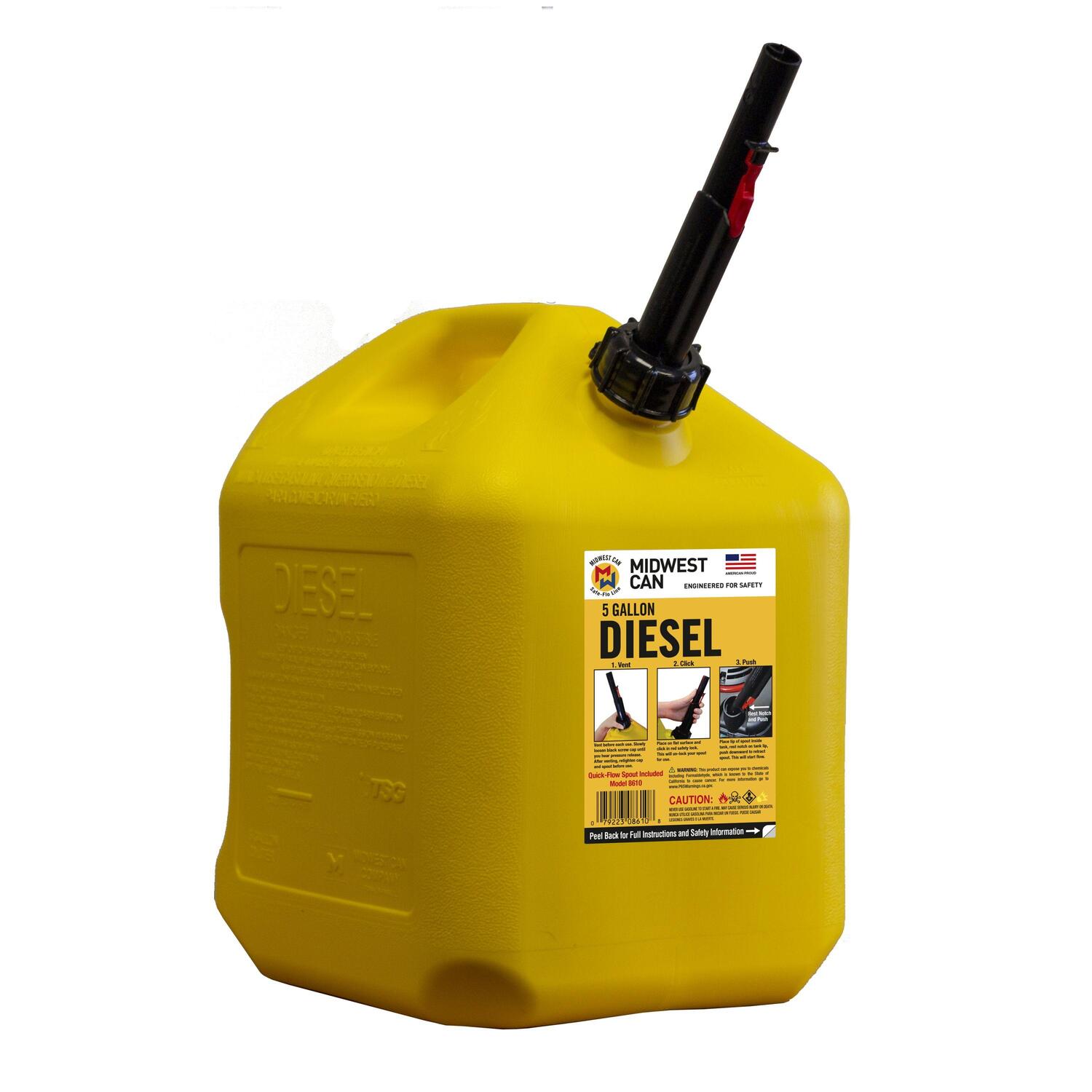 Midwest Can EPA Diesel Can 5 Gallon