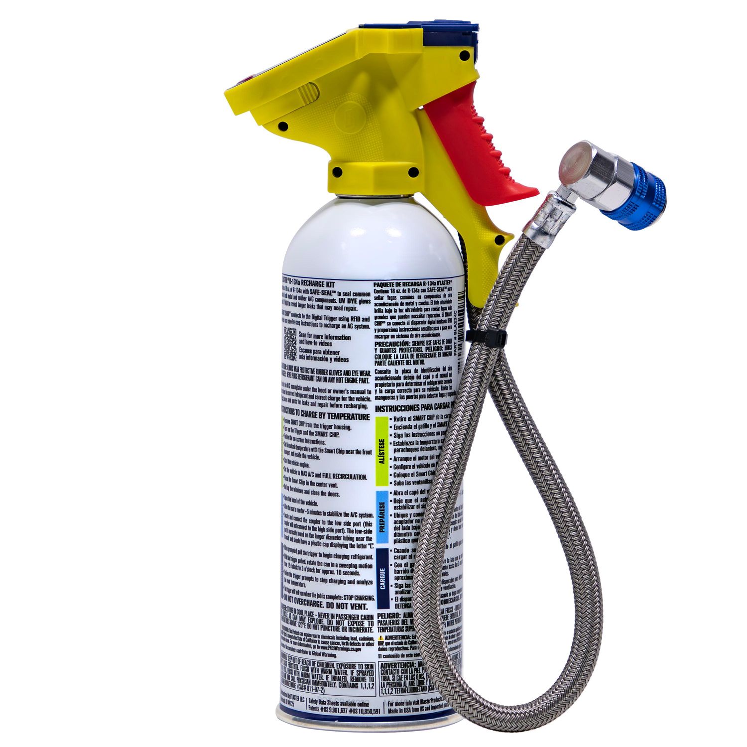 B'laster R-134a Refrigerant Kit with Stop Leak and Charging Hose 18oz